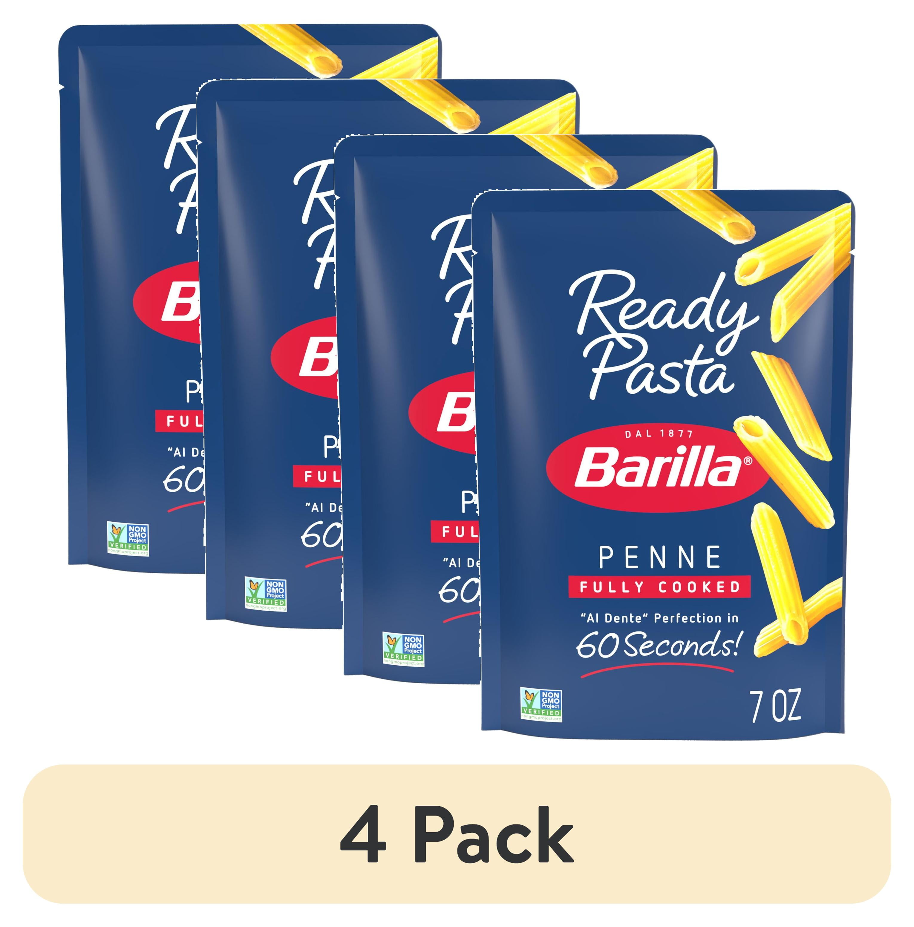 (4 pack) Barilla Ready Pasta Fully Cooked Pasta Penne, 7 oz - Walmart.com