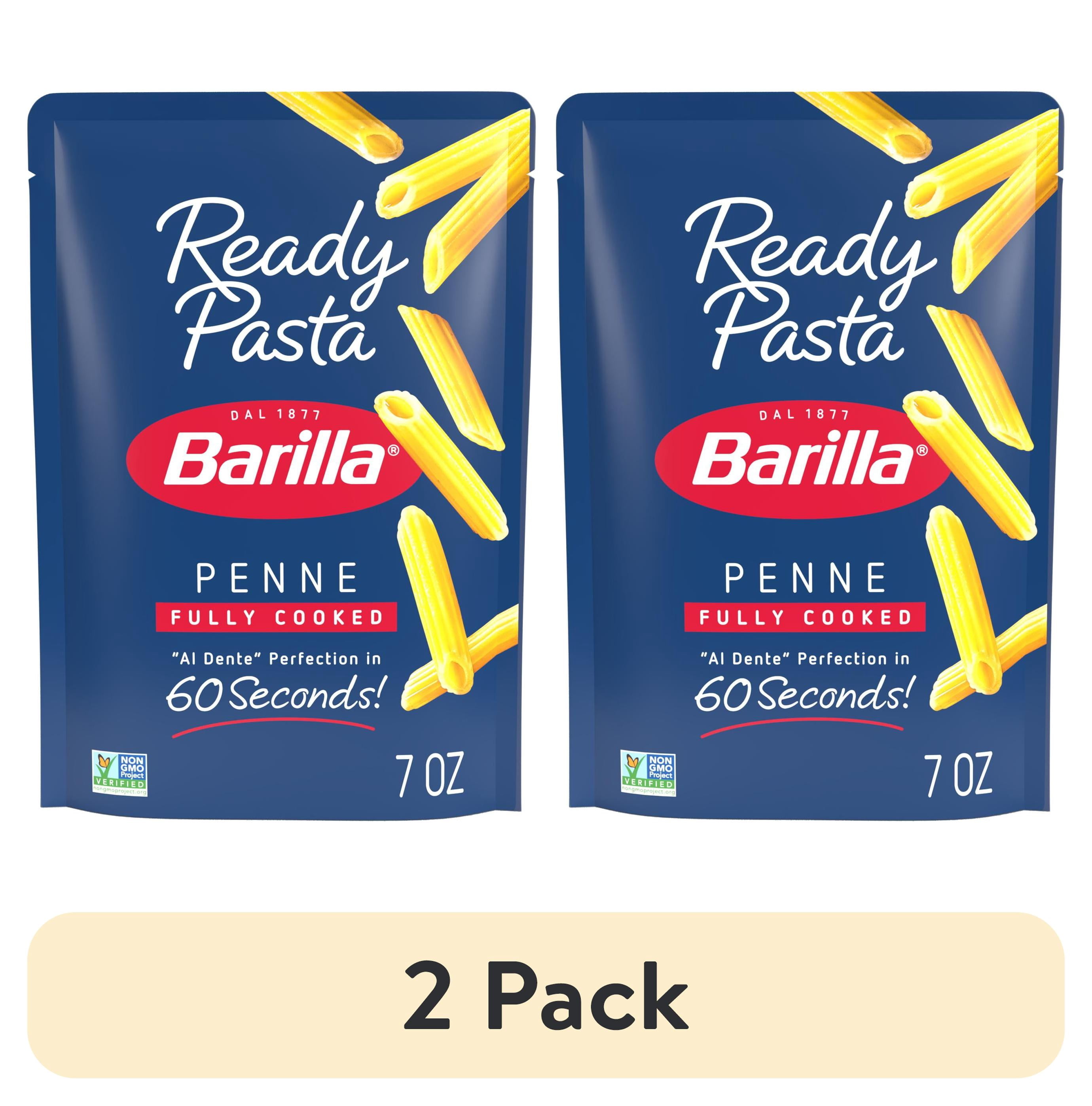 (2 pack) Barilla Ready Pasta Fully Cooked Pasta Penne, 7 oz - Walmart.com
