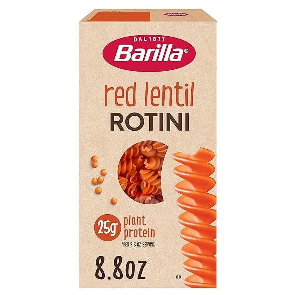 Barilla Red Lentil Rotini Pasta, 8.8 oz pack of 2 - Walmart.com
