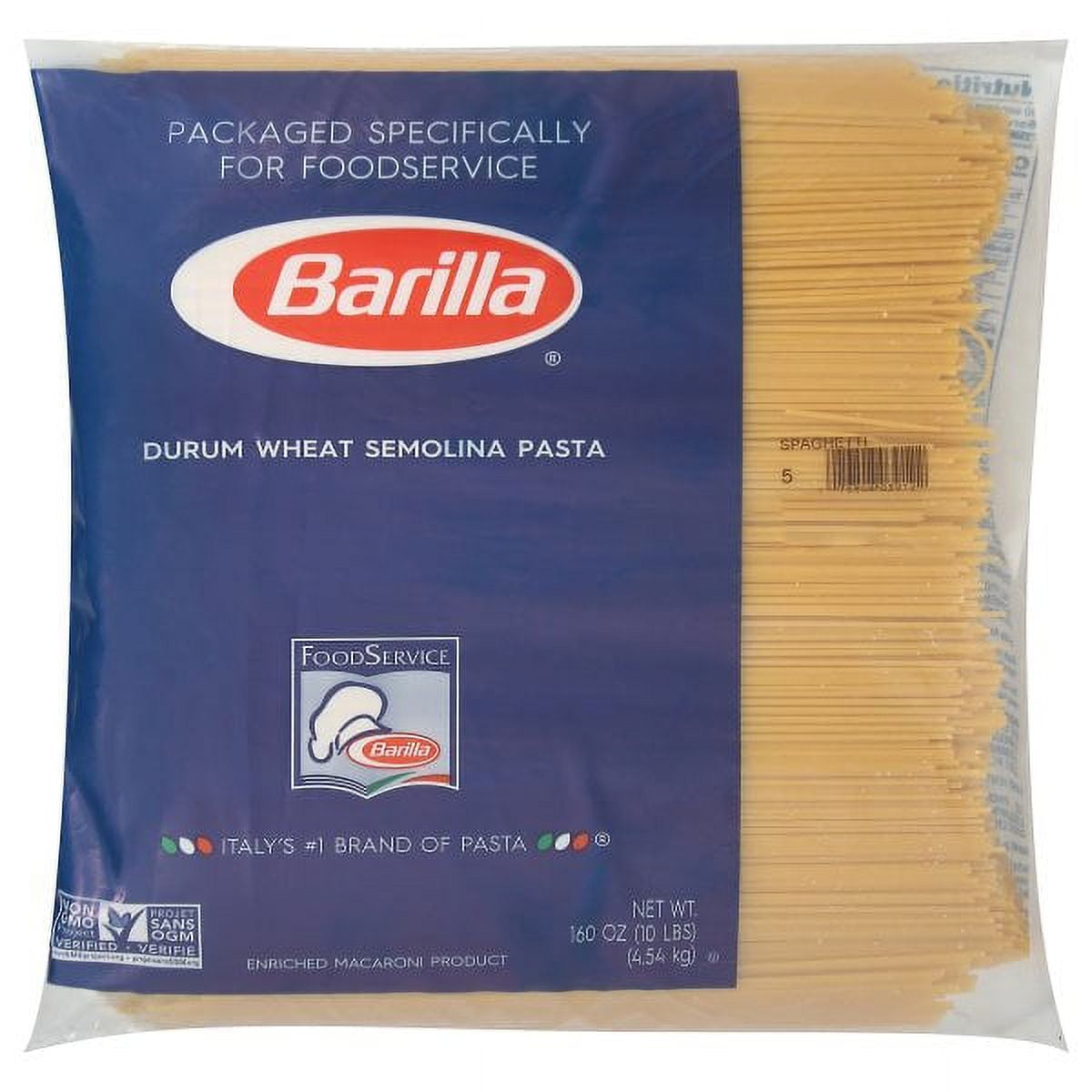 Barilla Pasta Pasta - Spaghetti - Case of 2 - 10 lb. - Walmart.com