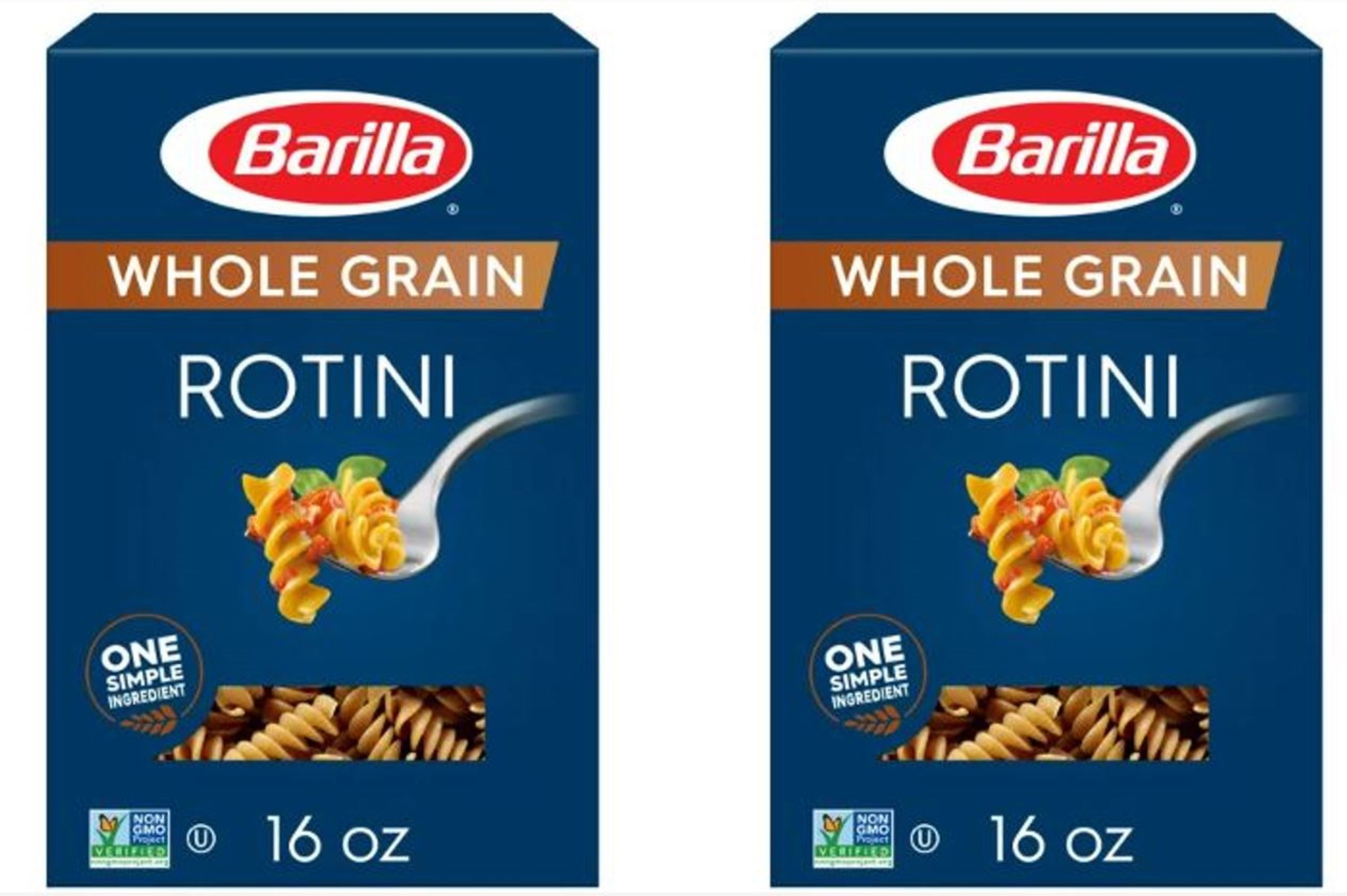 Barilla Whole Grain Rotini Pasta, 16 oz, Pack of 2 - Walmart.com