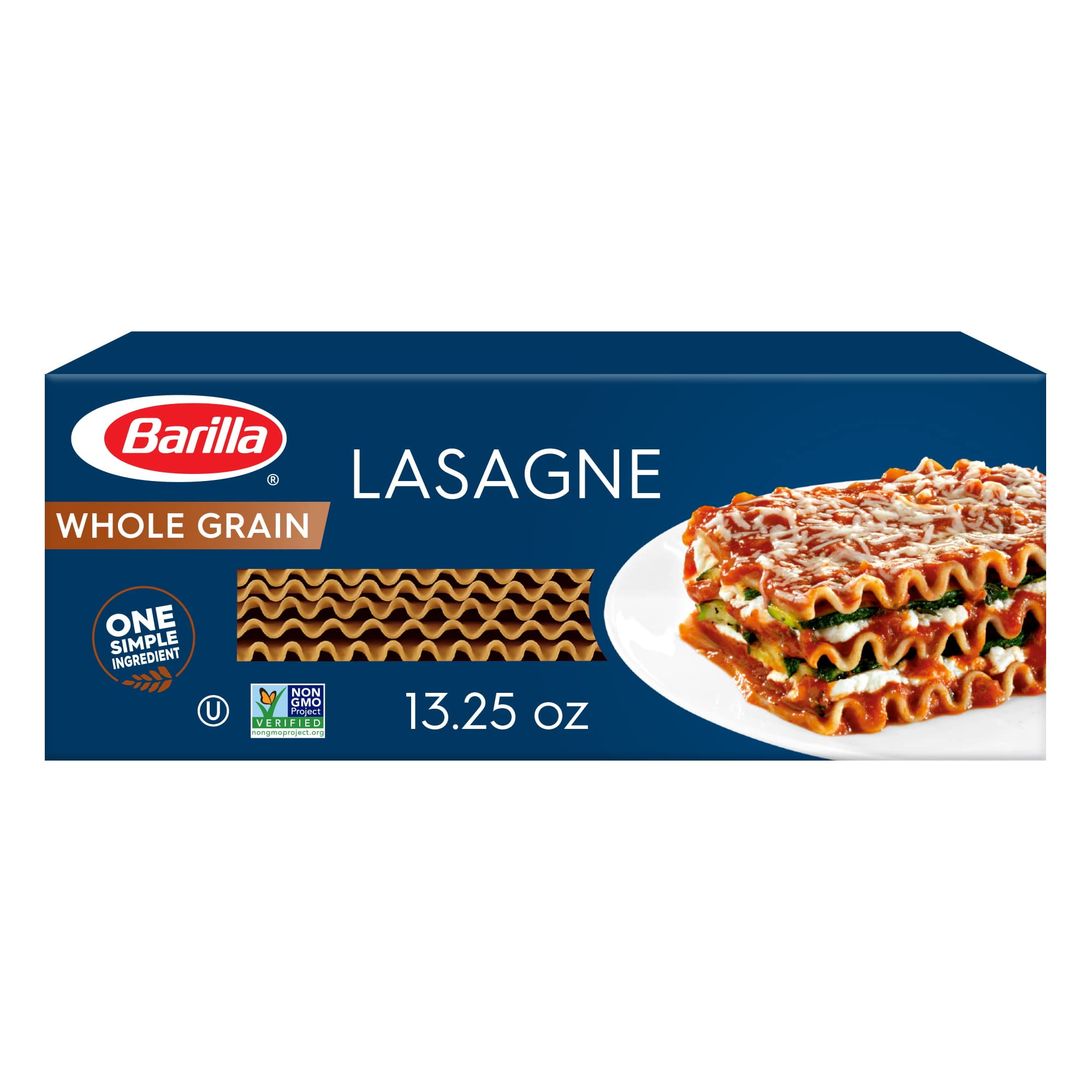 Barilla Whole Grain Wavy Lasagne Noodles, 13.25 oz - Walmart.com