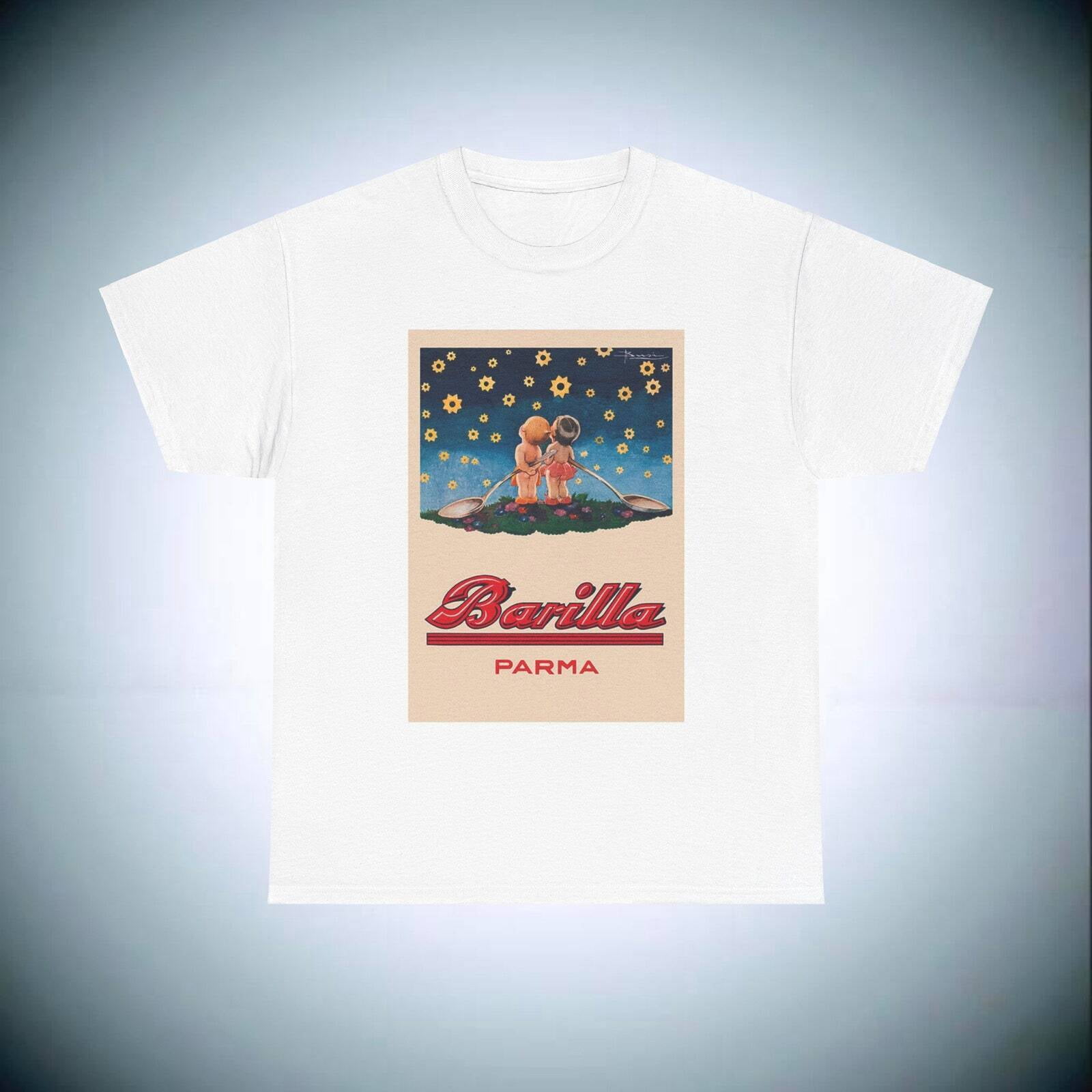 Barilla pasta Parma vintage desing Unisex Heavy Cotton Tee, italian ...