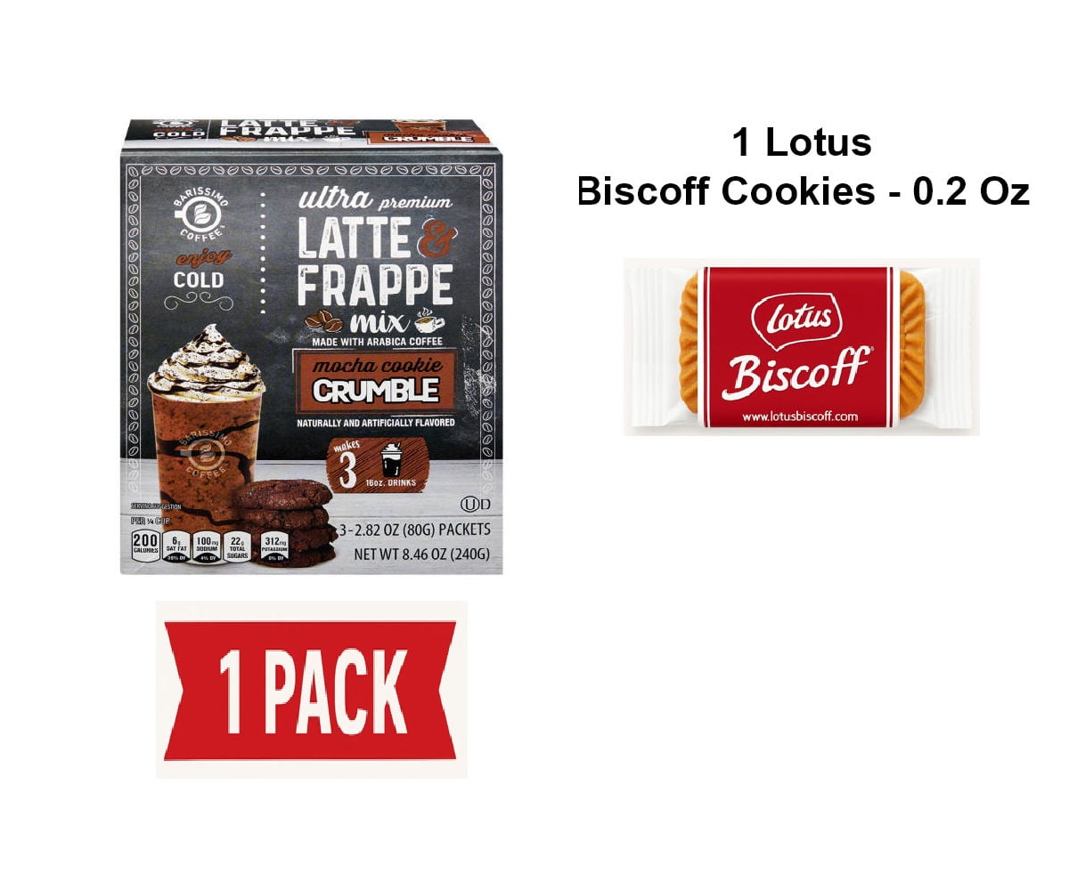 Barissimo Mocha Cookie Crumble Latte & Frappe Mix Packets, 3 count - 2. ...