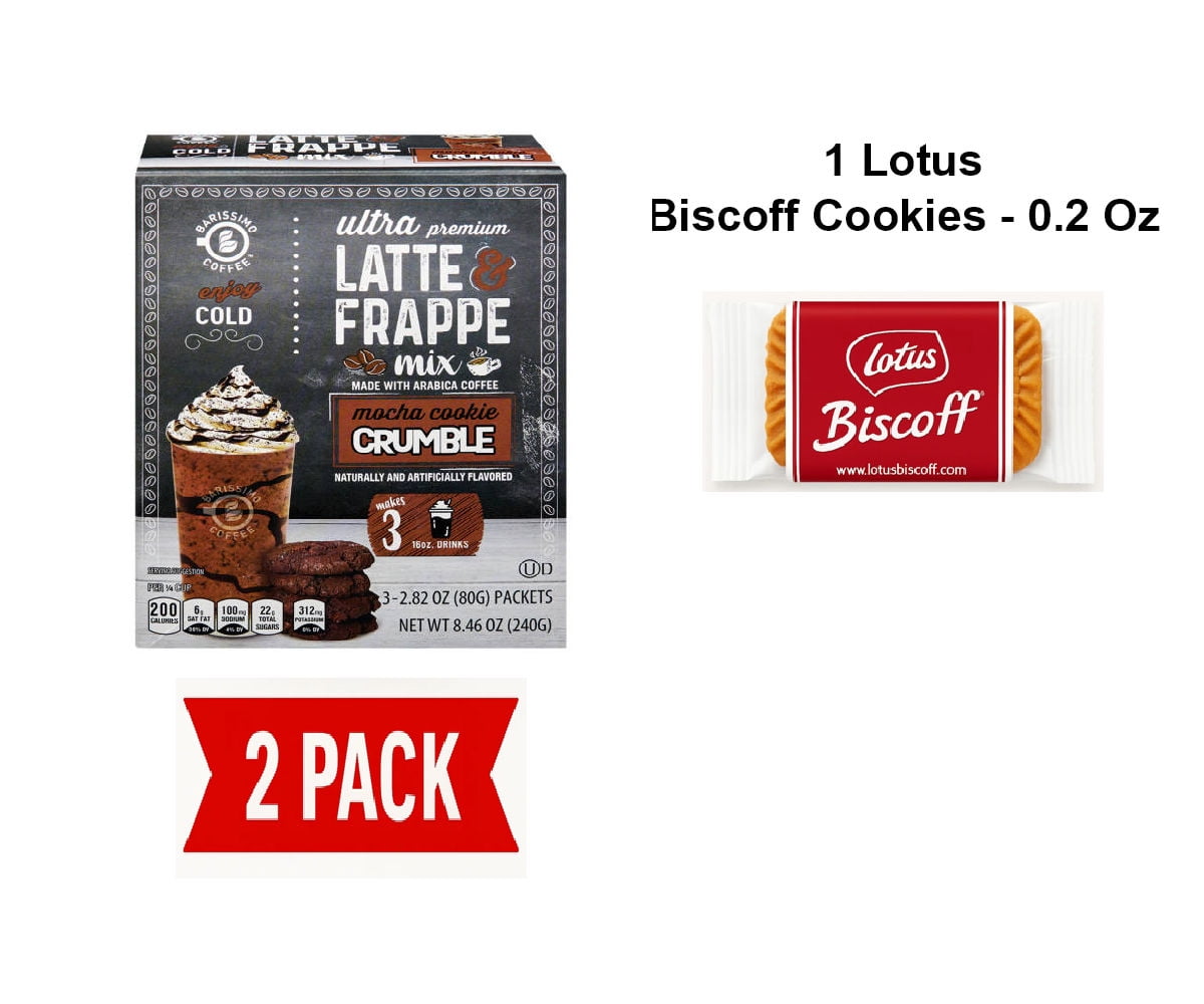 Barissimo Mocha Cookie Crumble Latte & Frappe Mix Packets, 3 count - 2. ...