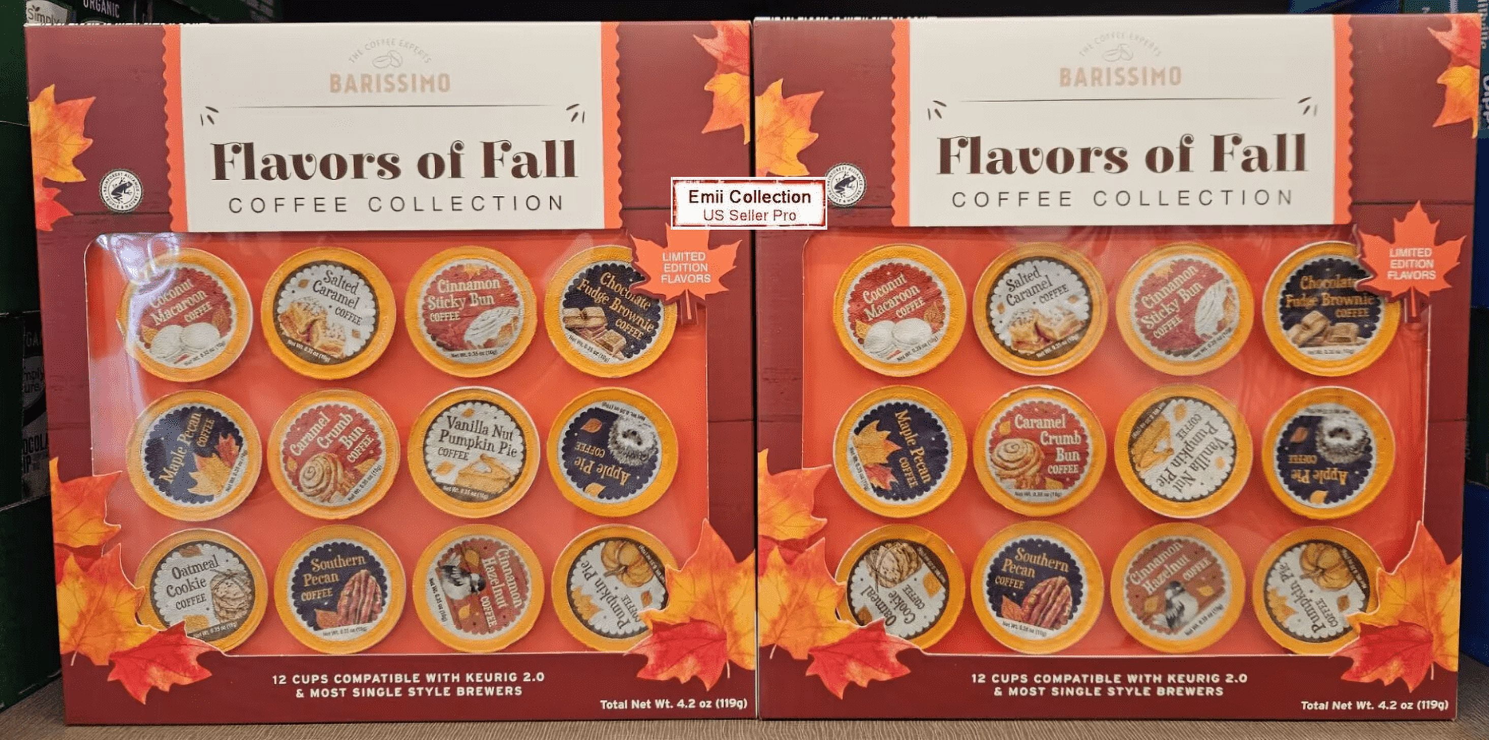 Barissimo The Coffee Expert Flavors of Fall Coffee Collection 12 Cups 4 ...