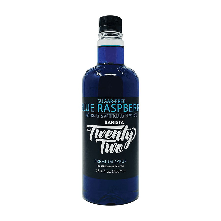 Barista 22 Blue Raspberry Sugar Free Syrup cs 12/750 ml - Walmart.com