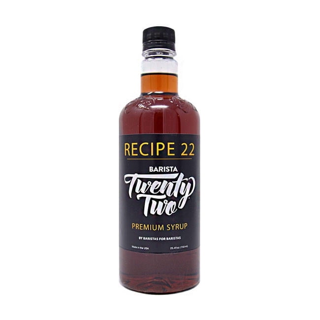 Barista 22 Recipe 22 Syrup cs 12/750 ml - Walmart.com
