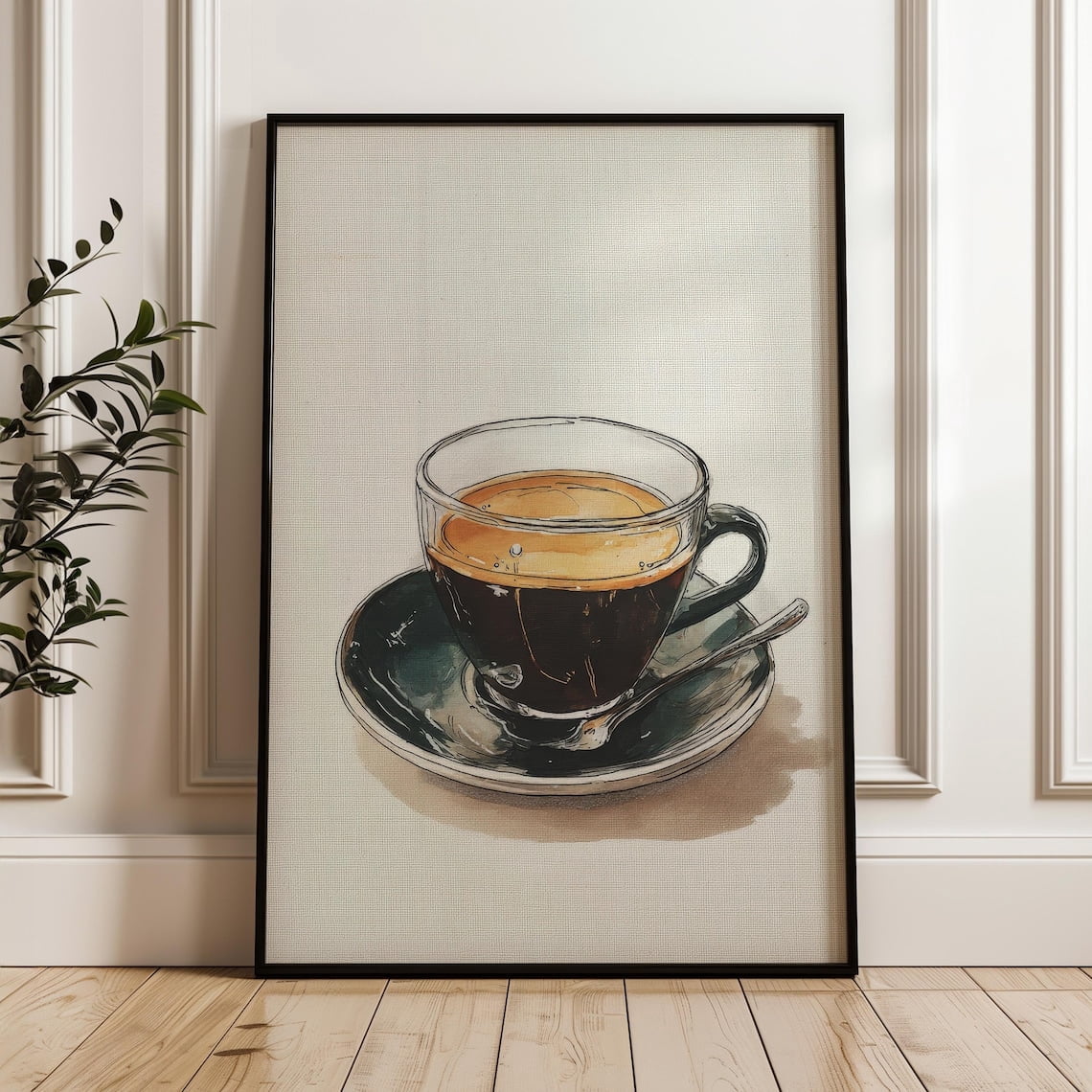 Barista Coffee Hand Drawn Espresso Poster, Poster Home Decor , Poster ...