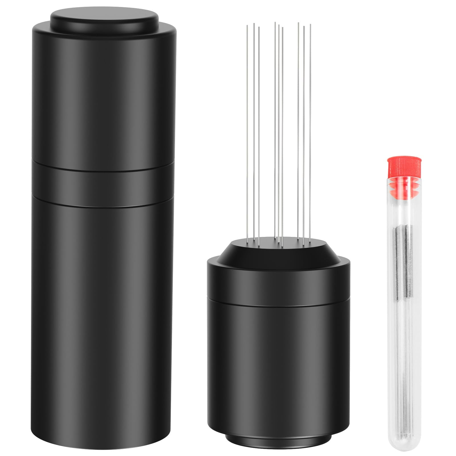 Coffee WDT Tool for Espresso Machines, 9 Pre-Installed Needles + 9 ...