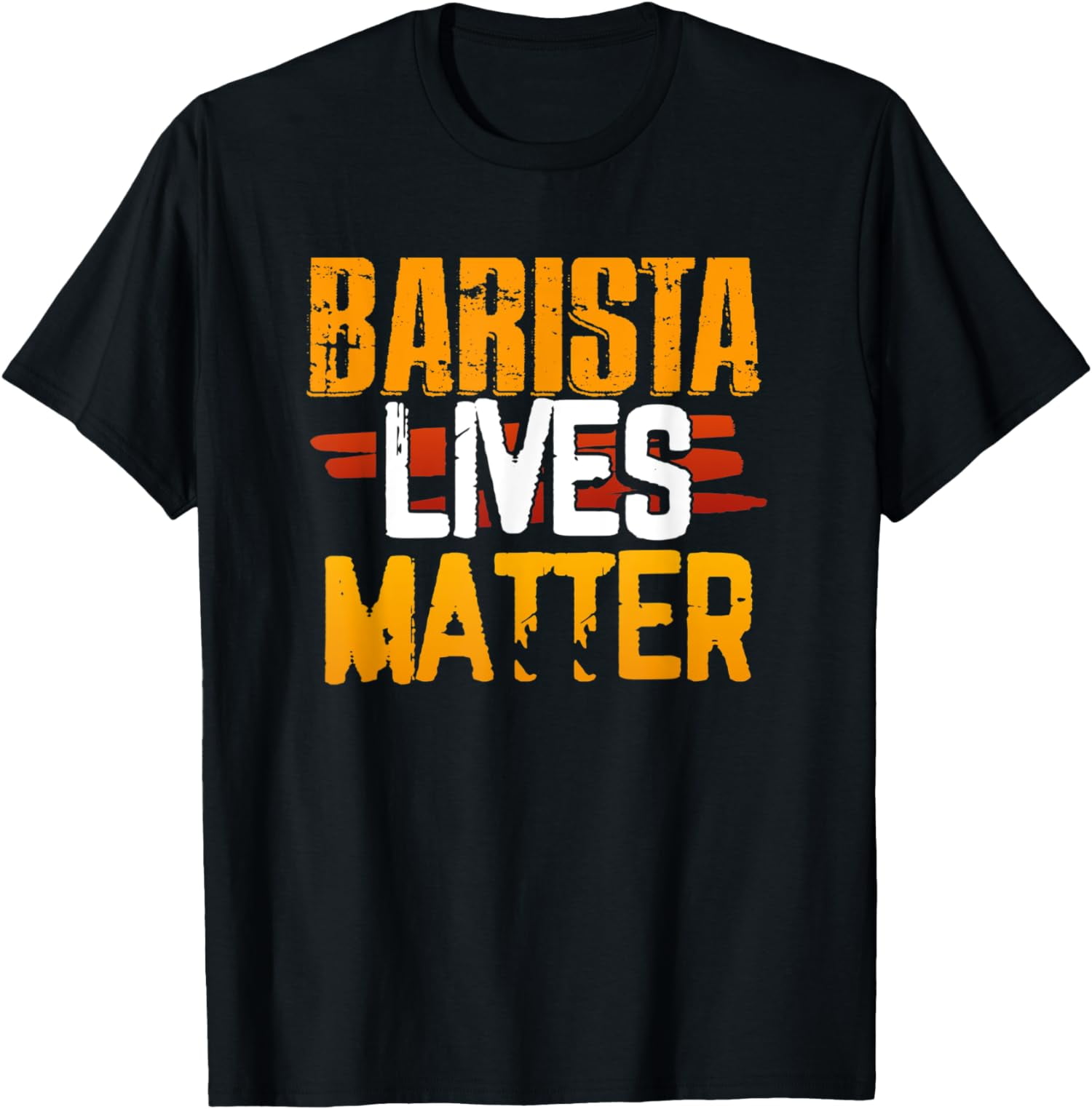 Barista Lives Matter Support Your Local Barista Costume T-Shirt ...