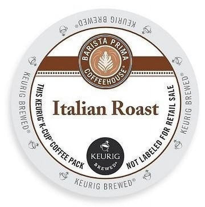 Barista Prima Coffeehouse Dark Roast Extra Bold K-Cup for Keurig Brewers, Italian Roast Coffee ...