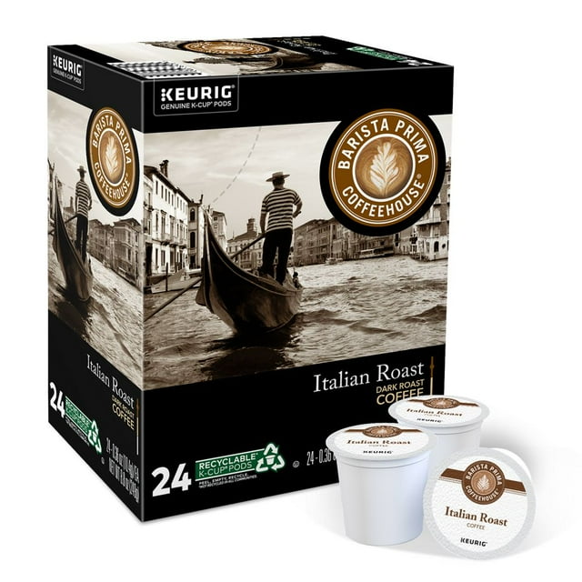 Barista Prima Coffeehouse Italian Roast Coffee Dark Roast 24 ct ...