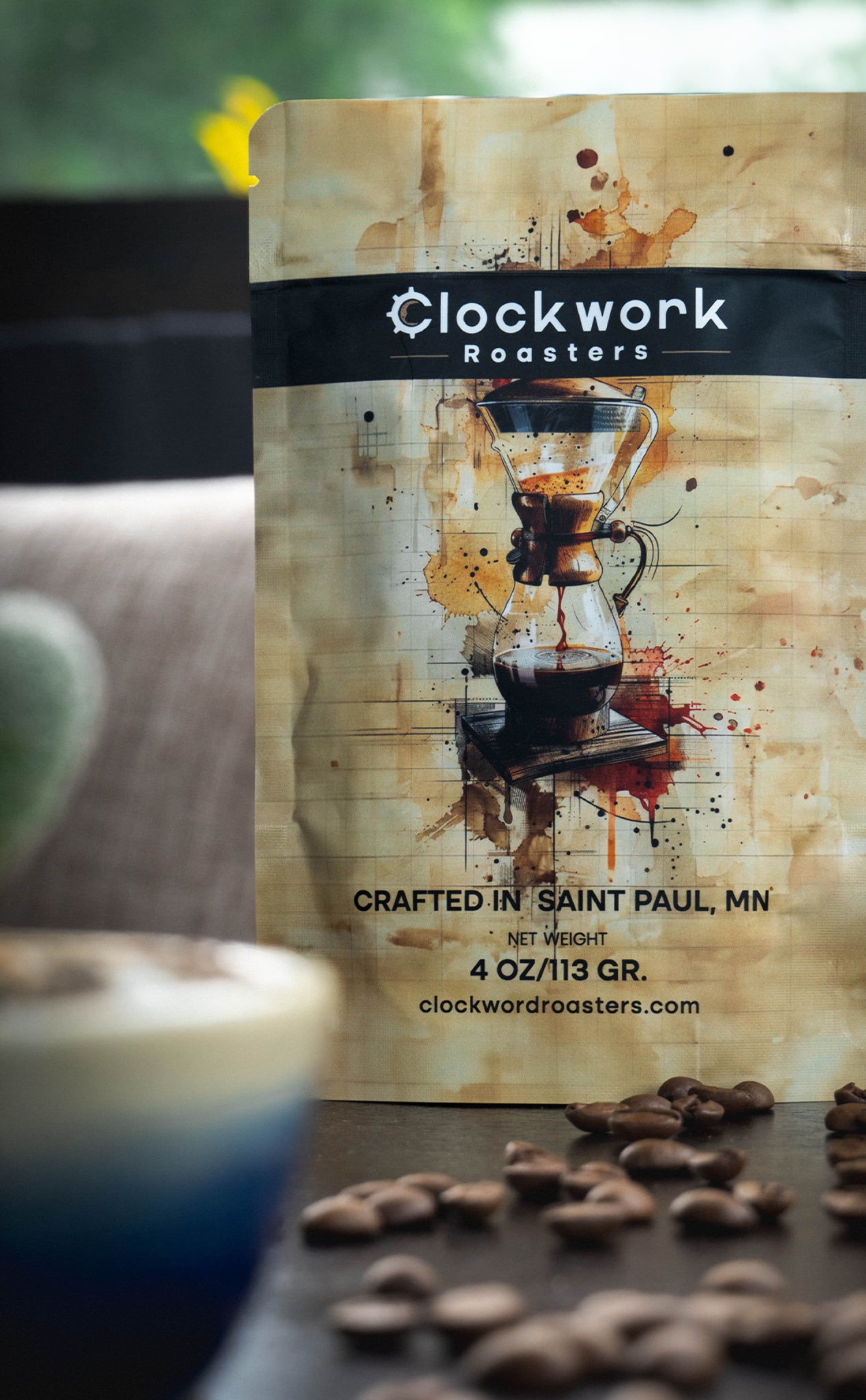 Clockwork Roasters Coffee Barista's Pride Whole Bean Coffee, 4 oz ...