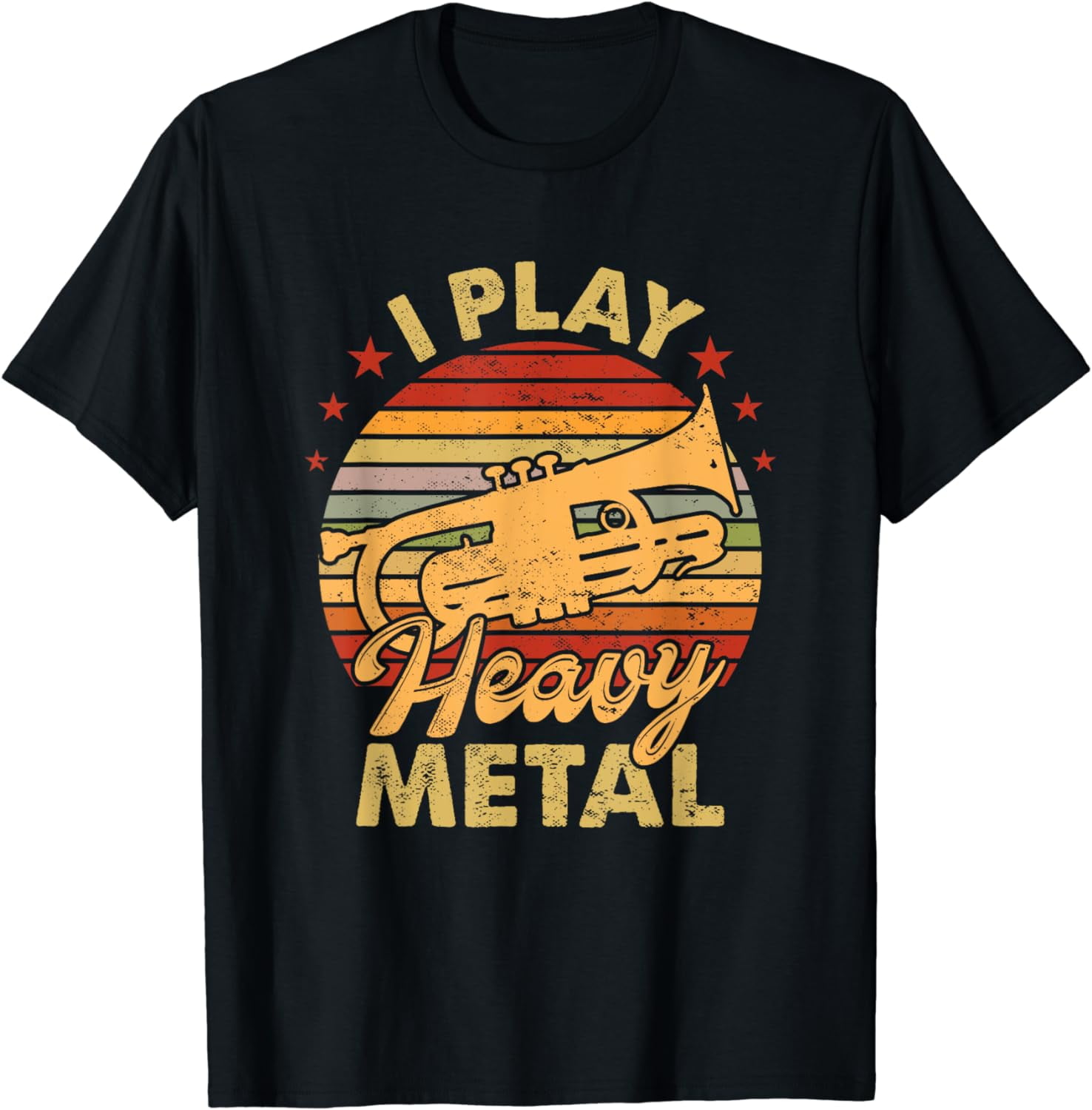 Baritone Euphonium I Play Heavy Metal Marching Band T-Shirt - Walmart.com