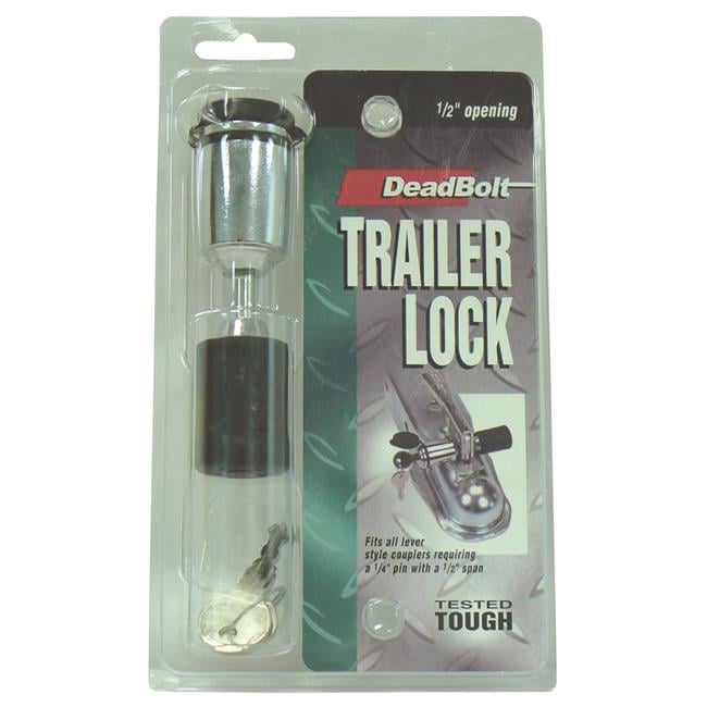 Barjan 0.25 x 0.5 in. Trailer Hitch Lock - Fits All Lever Style ...
