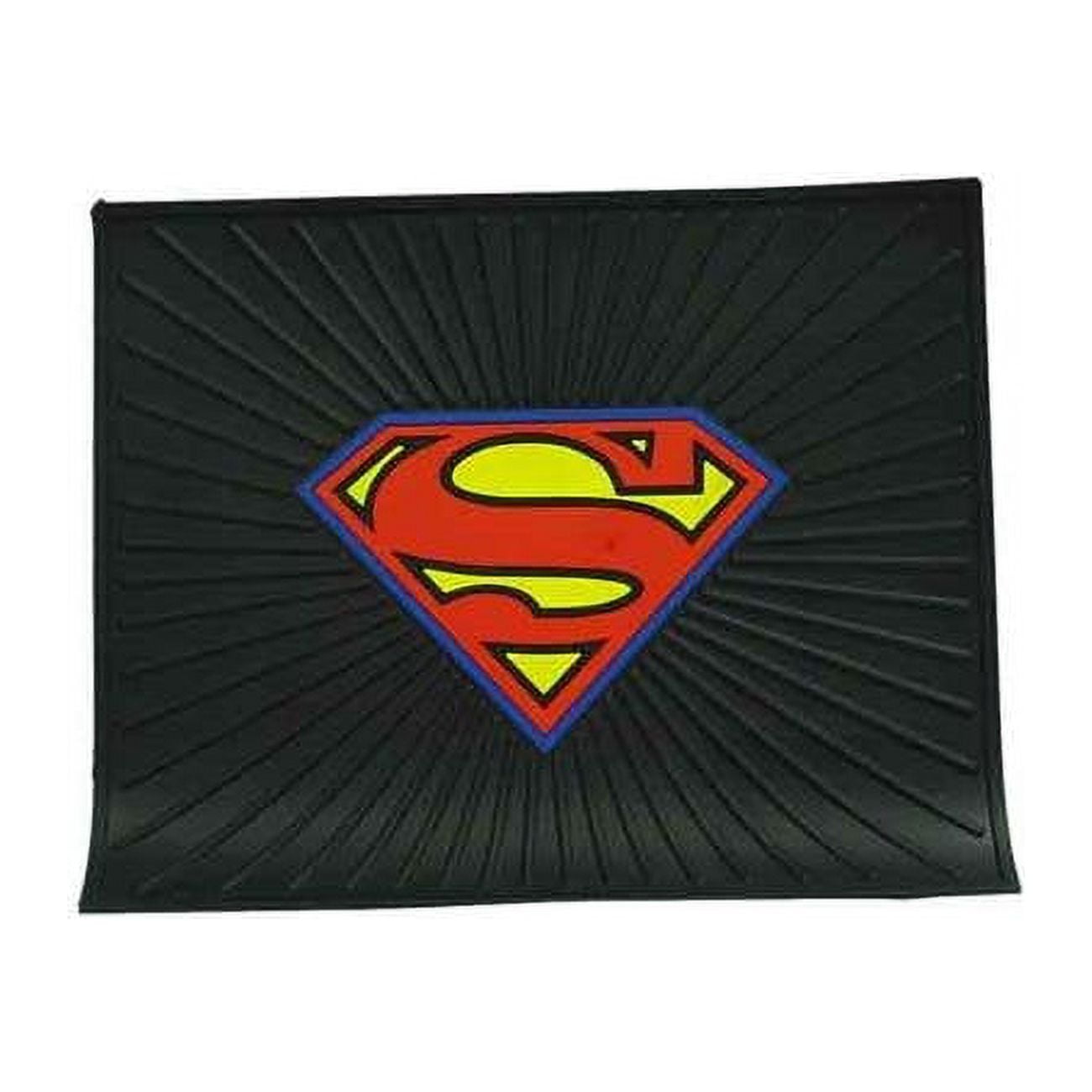 Barjan 0241046 Plasticolor Superman Logo Rubber Utility Mat - Walmart.com