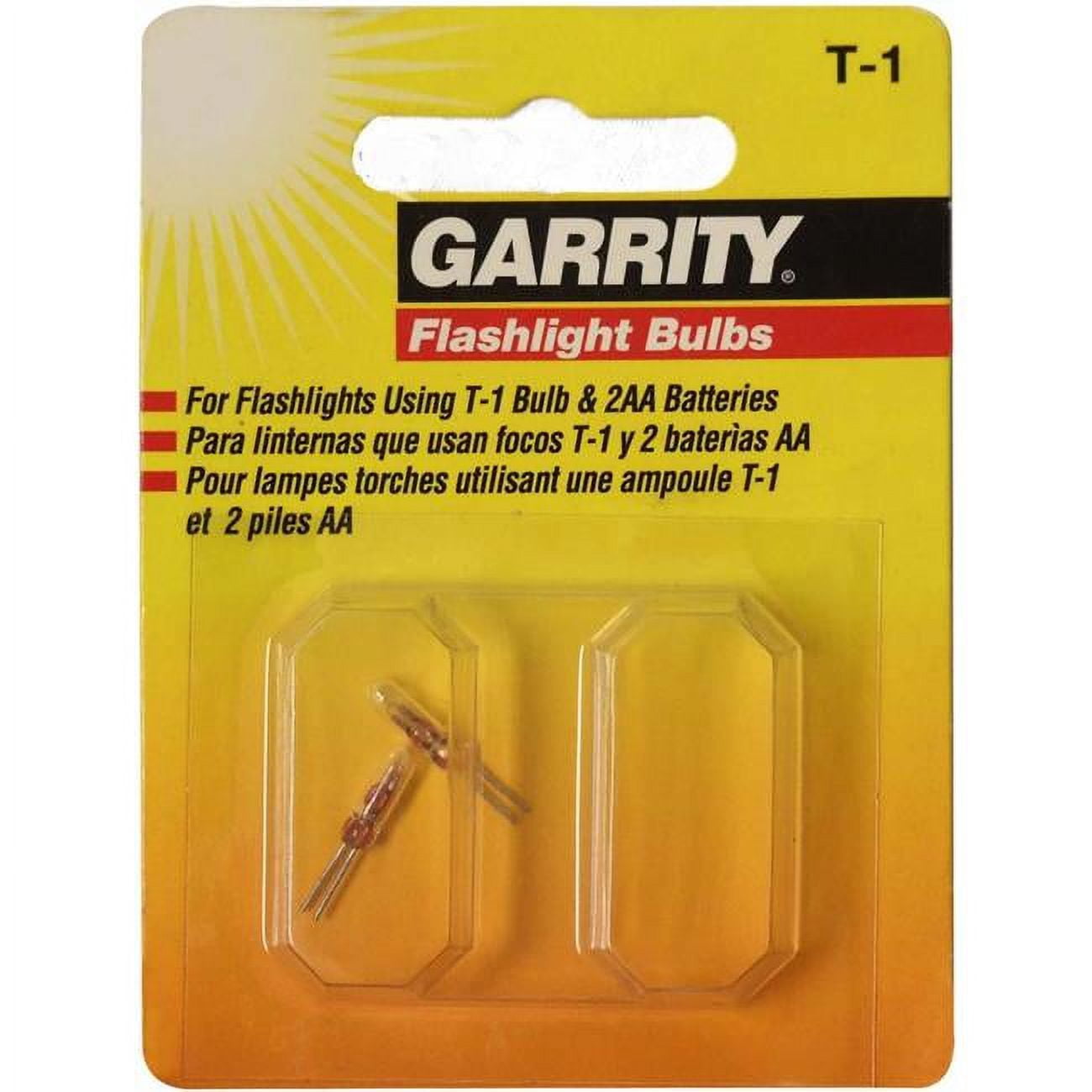 Barjan 27111 Garrity T-1 Flashlight Replacement Blub, Pack of 2 ...