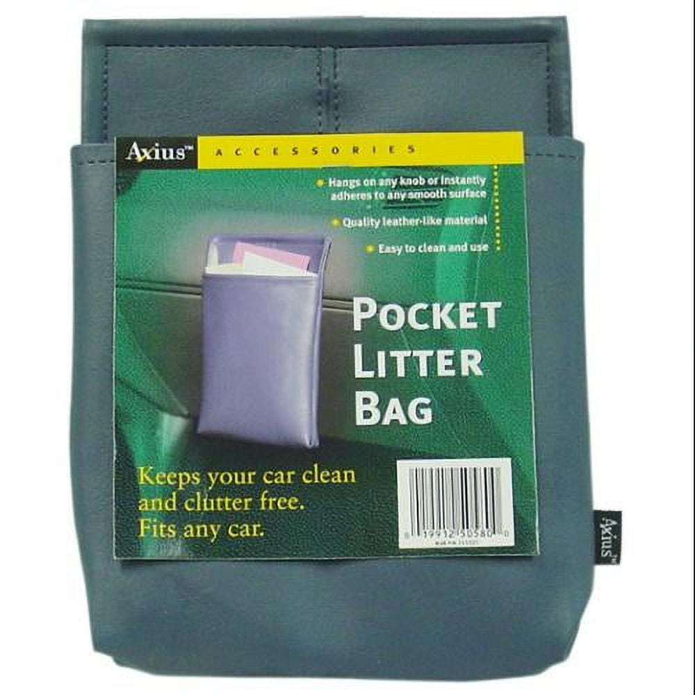 Barjan 3250580 Axius Pocket Litter Bag for Vehicles, Blue - Walmart.com