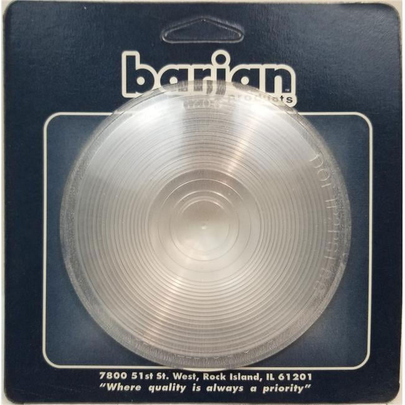 Barjan 4-1 by 4 in. lens Round Coded - Clear - Walmart.com