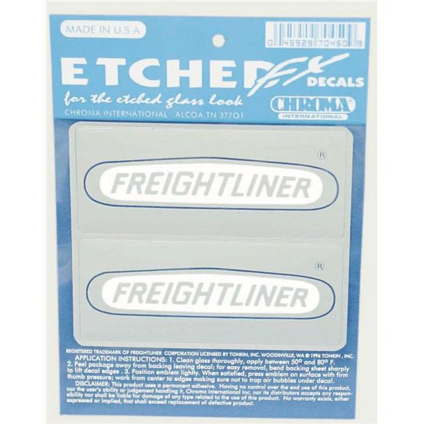 Barjan 4570450 Freightliner Etched FX Kenworth - Walmart Business Supplies
