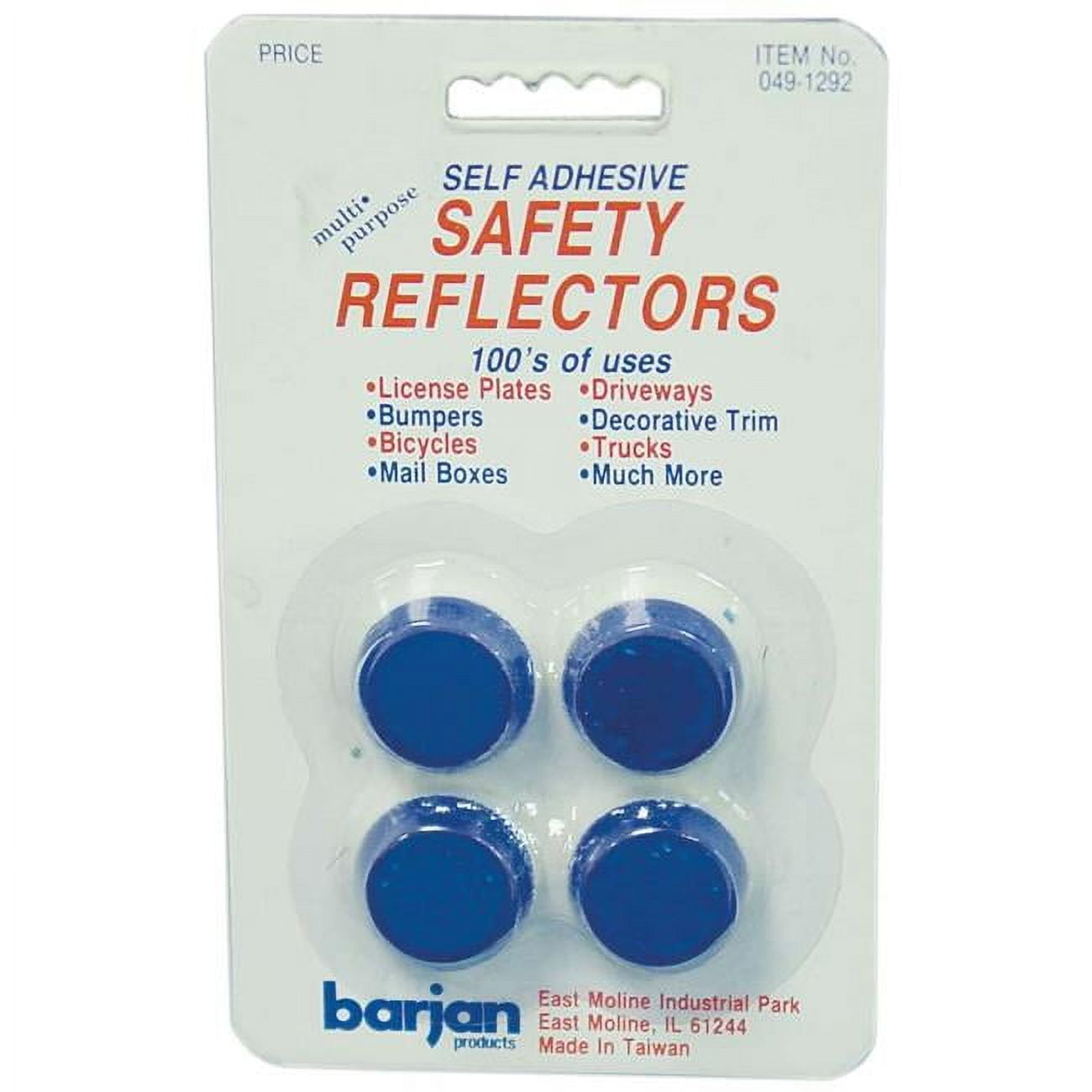 Barjan 491292 Multi-Purpose Mini Blue Round Self Adhesive Safety ...