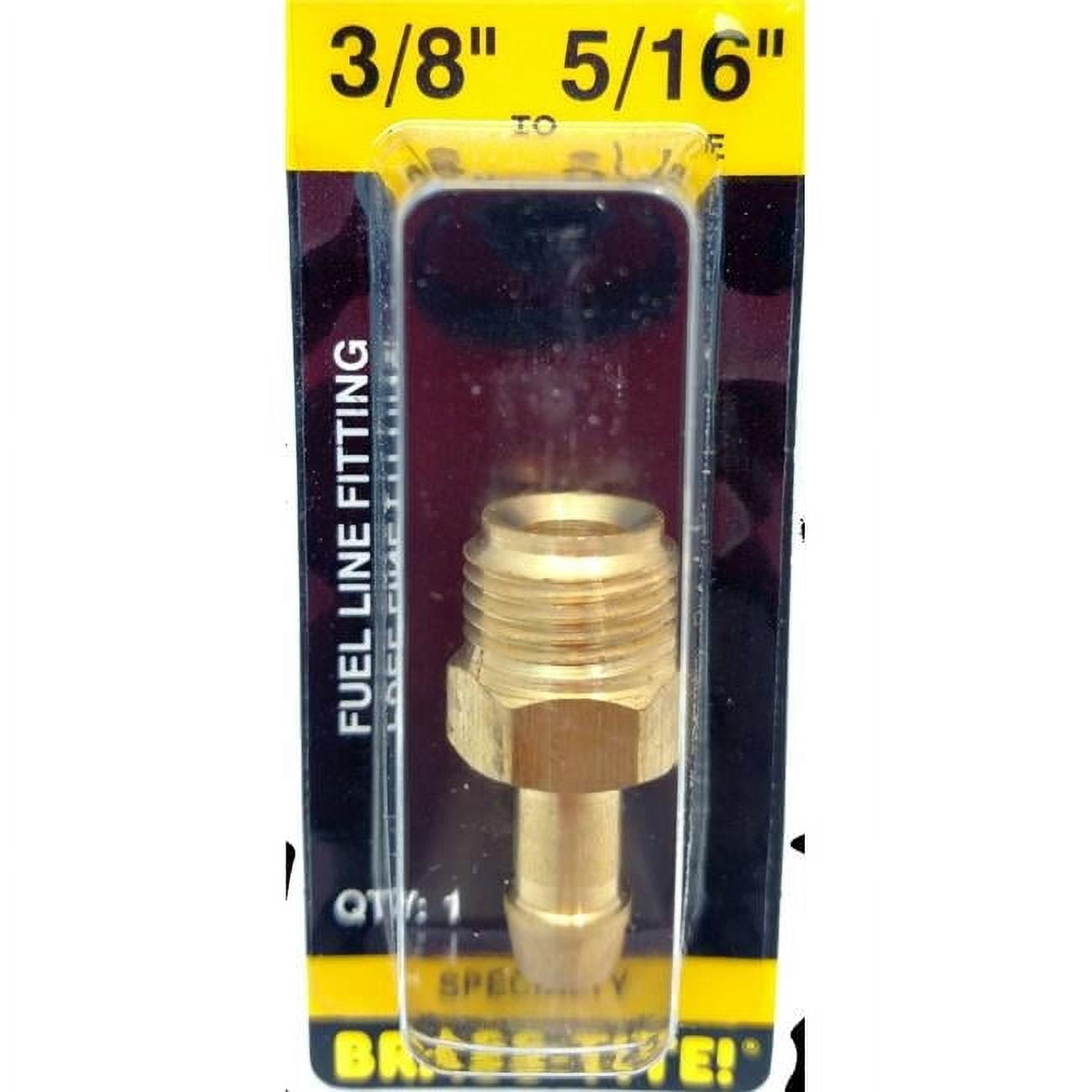 Barjan 7443280 Fuel Line Fitting, Brass - Walmart.com