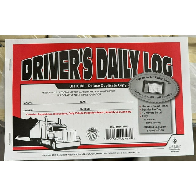 Barjan, Drivers 2-Copy Log Book, Count 1 - Travel Supplies / Grab ...