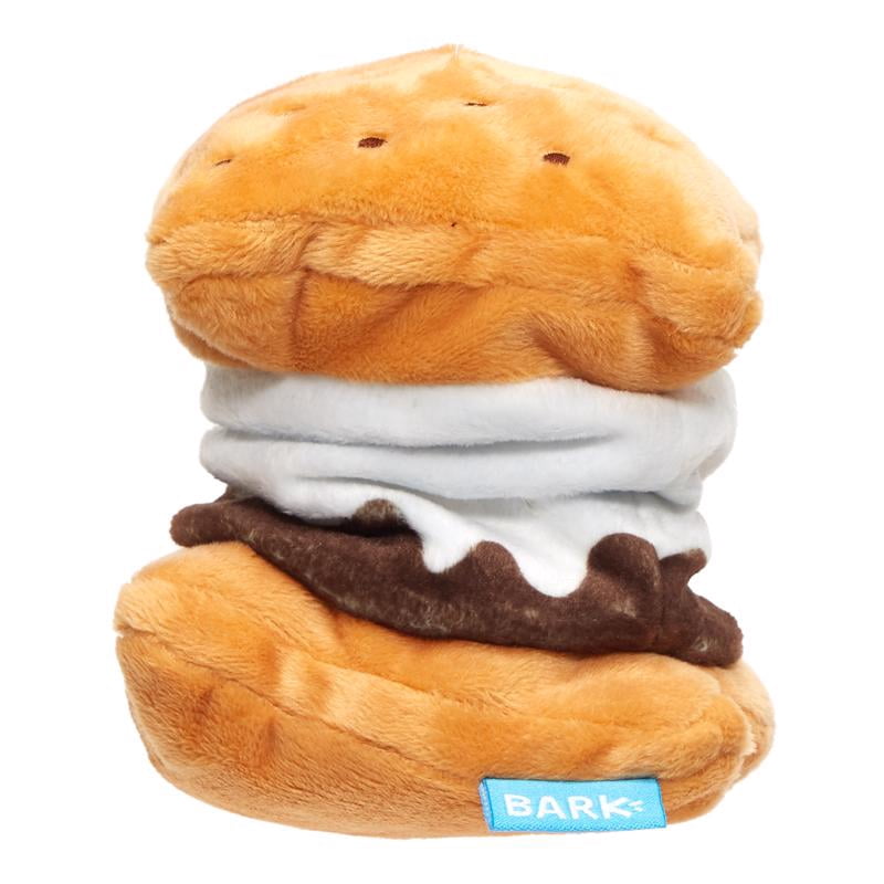 Bark Multicolored Plush More S'mores Dog Toy 1 pk - Walmart.com