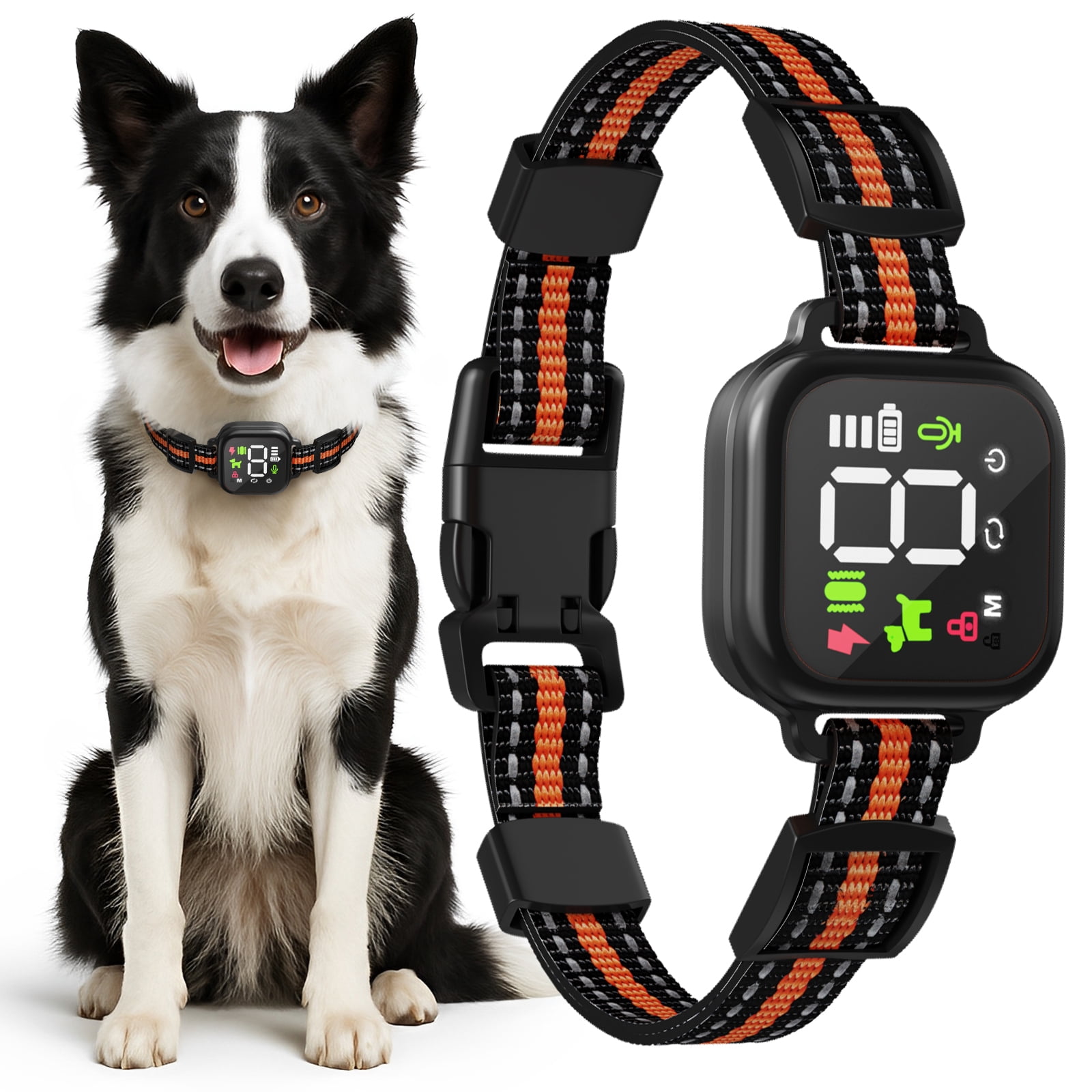 Bark Collar for Dog, Anti Bark Collar for Auto Training, 4 Modes ...