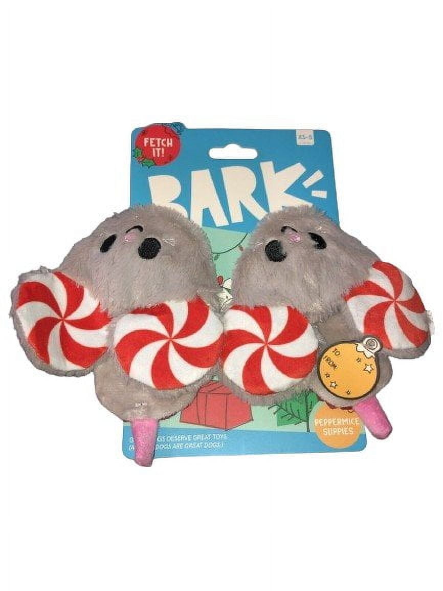 Bark Deck The Howls Peppermice Slippies Squeakers Crazy Crinkle Dog Toy ...