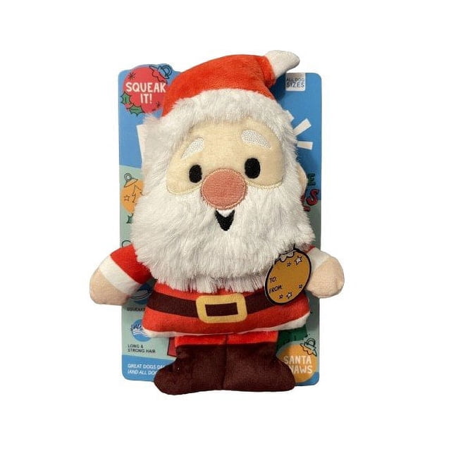 Bark Deck The Howls Santa Gnaws Squeaker Dog Toy - Walmart Business ...