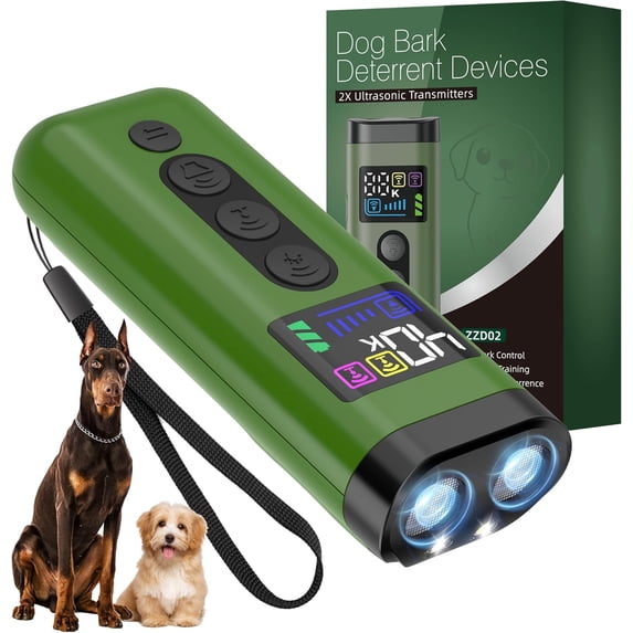 Bark Deterrent Device, 65 FT Range,3X Bark Deterrent Device & Trainer ...