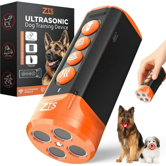 Bark Deterrent Device Anti Barking Device for Dogs with Flashlight Beep ...