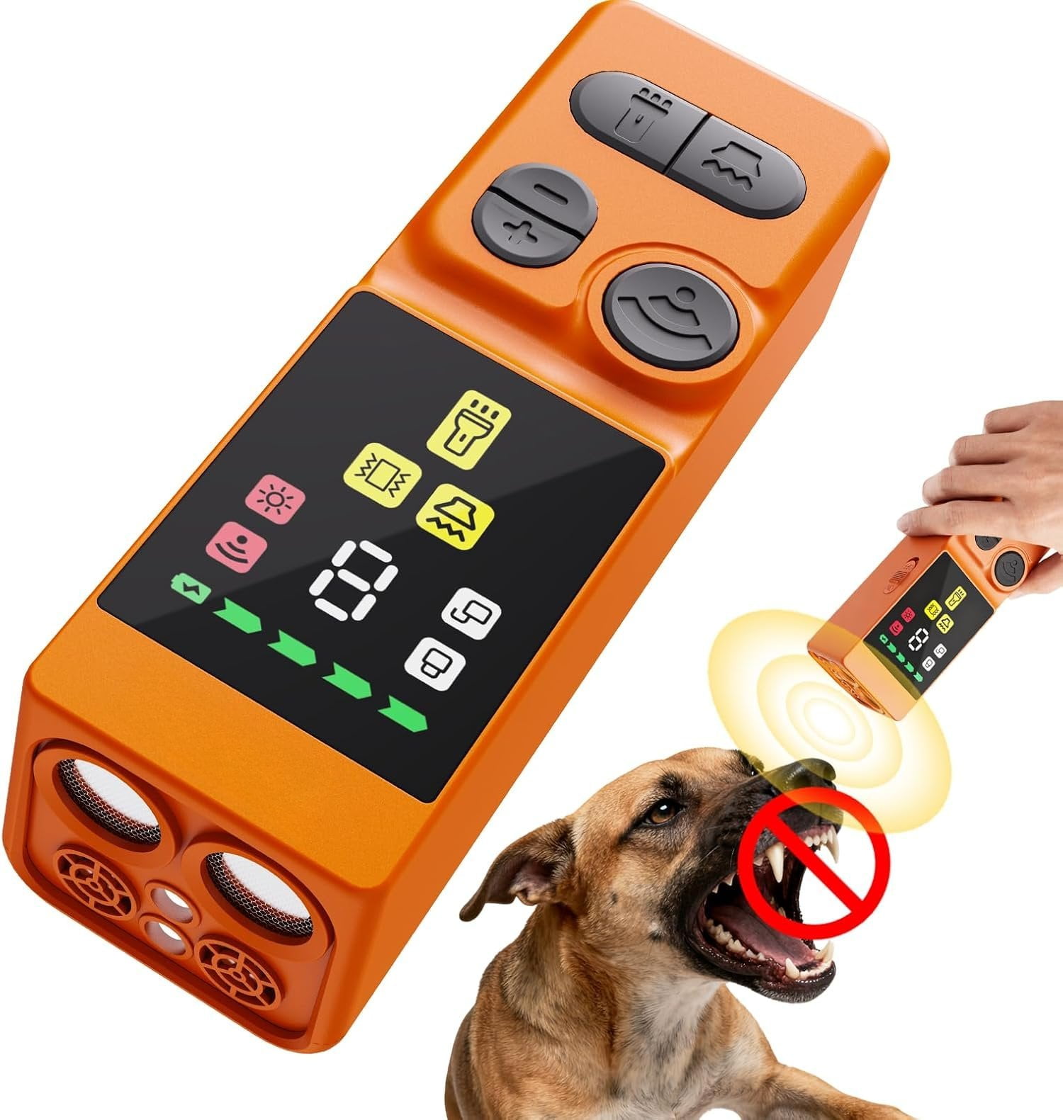 Bark Deterrent Devices,4X Anti Barking Device, Portable Device with 9 ...