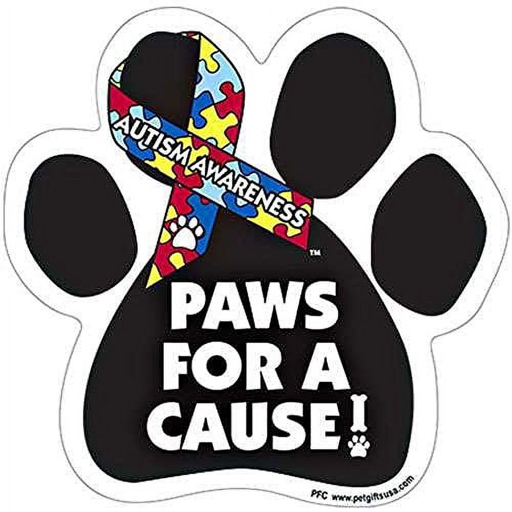 Bark For A Cure - Breast Cancer Paw Support Ribbon Car Truck & Mailbox ...