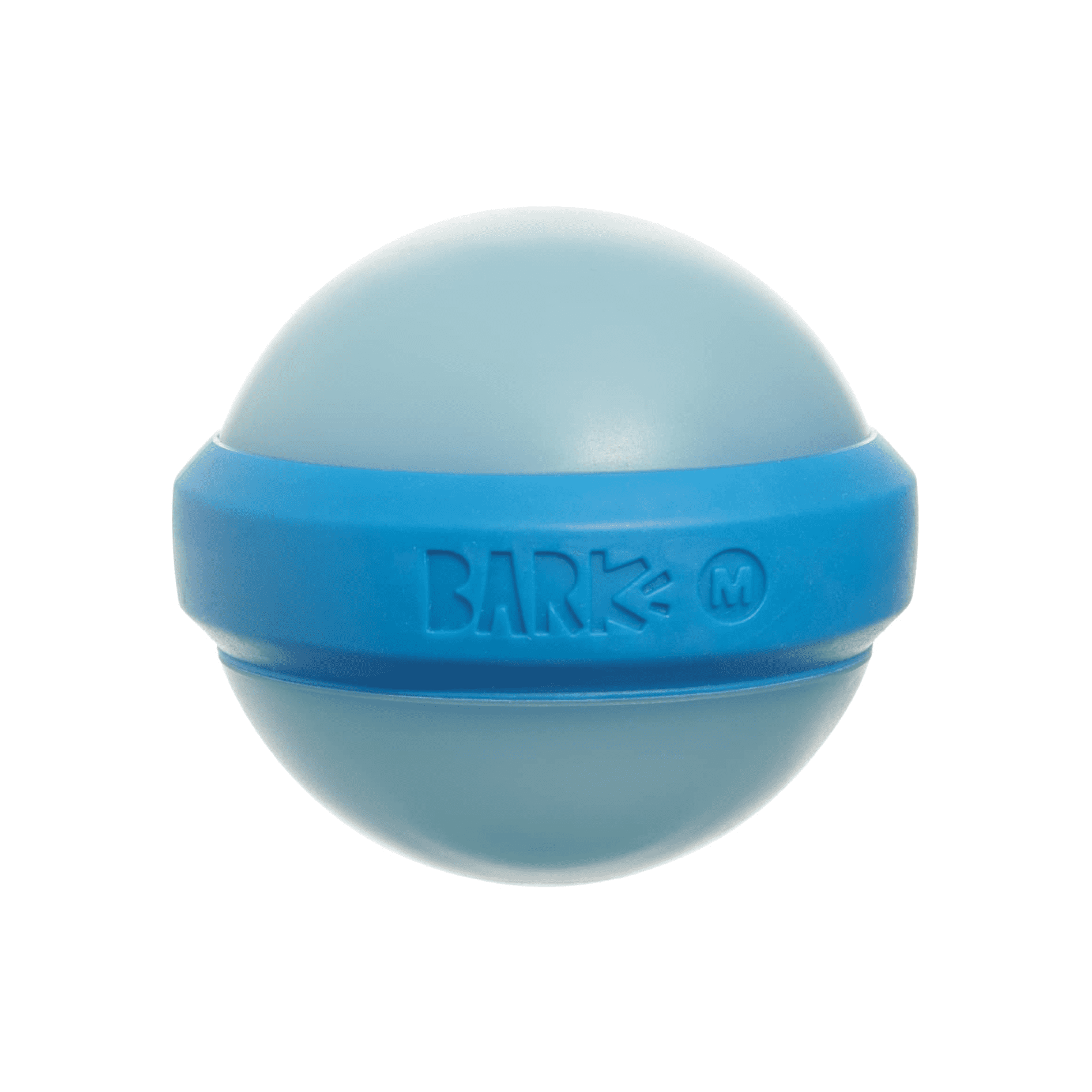 BARK Super Chewer Glowball Blue Rubber Glow-in-the-Dark Dog Toy Medium ...