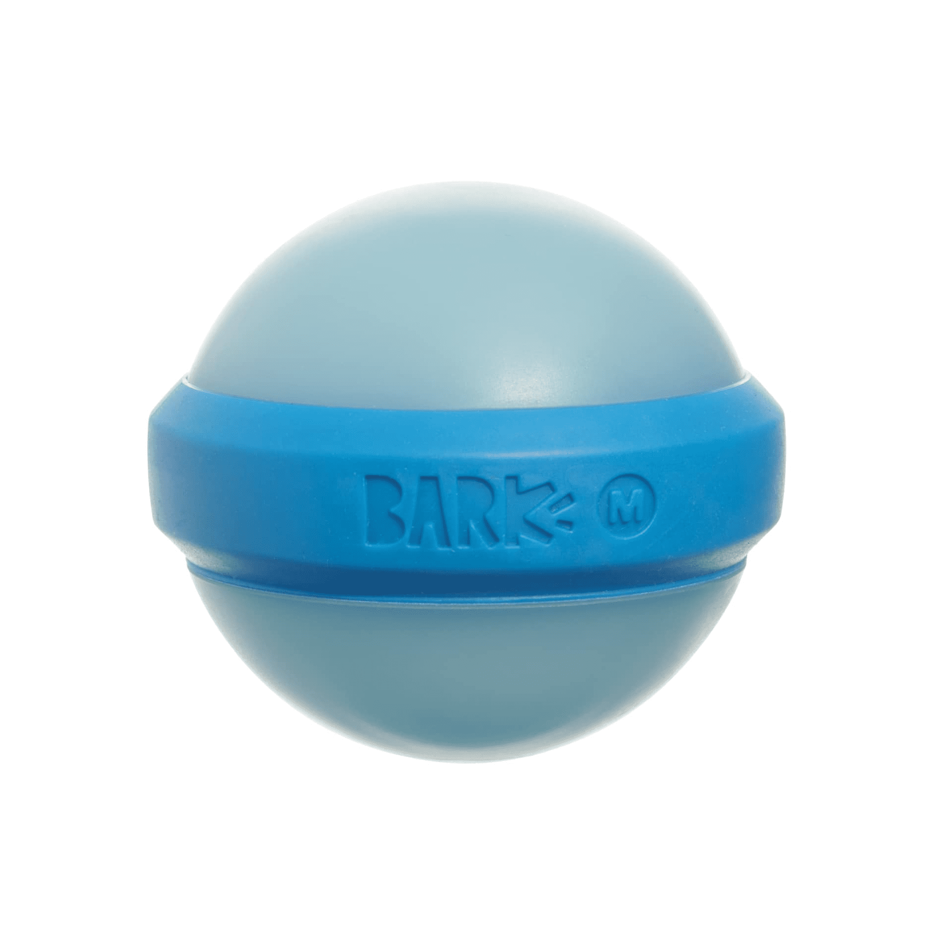 BARK Super Chewer Glowball Blue Rubber Glow-in-the-Dark Dog Toy XL ...