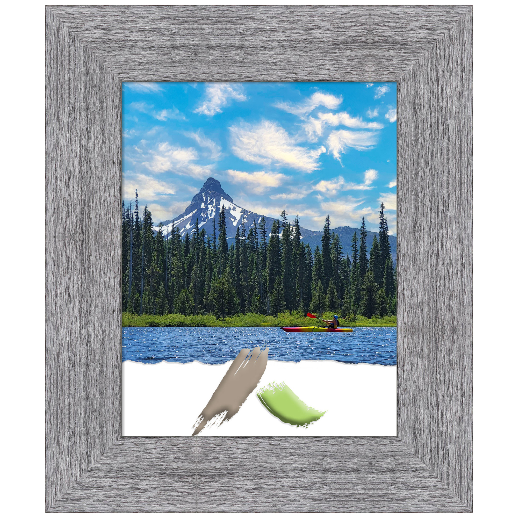 Bark Rustic Grey Picture Frame, Photo Frame, Art Frame - Walmart.com