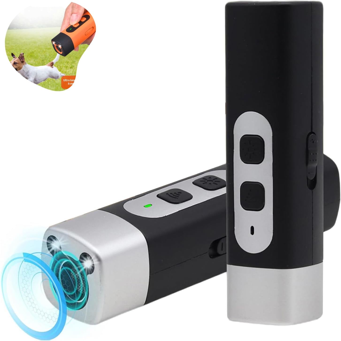 Bark Shield Anti Barking Device for Dogs, Double Lights Flashing ...