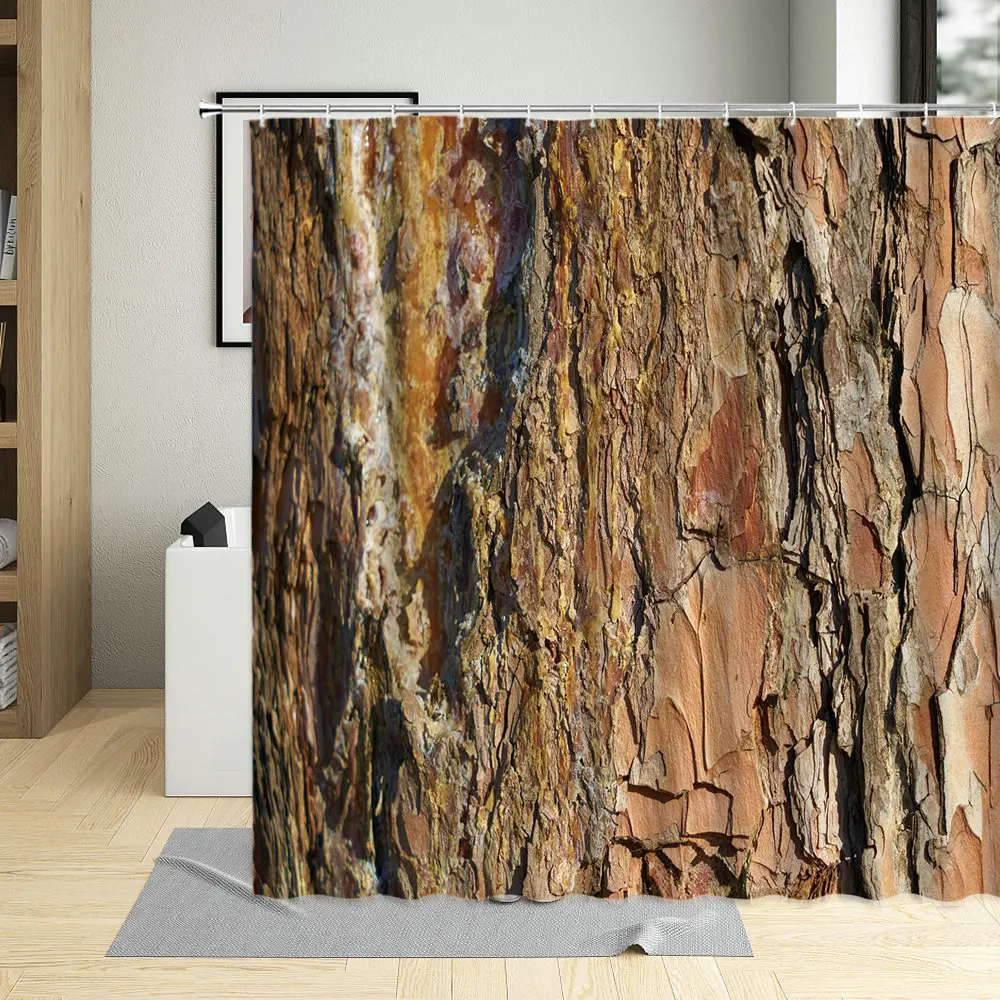 Bark Trunk Roots Closeup Pattern Wood Grain Vintage r Rural Bathroom ...