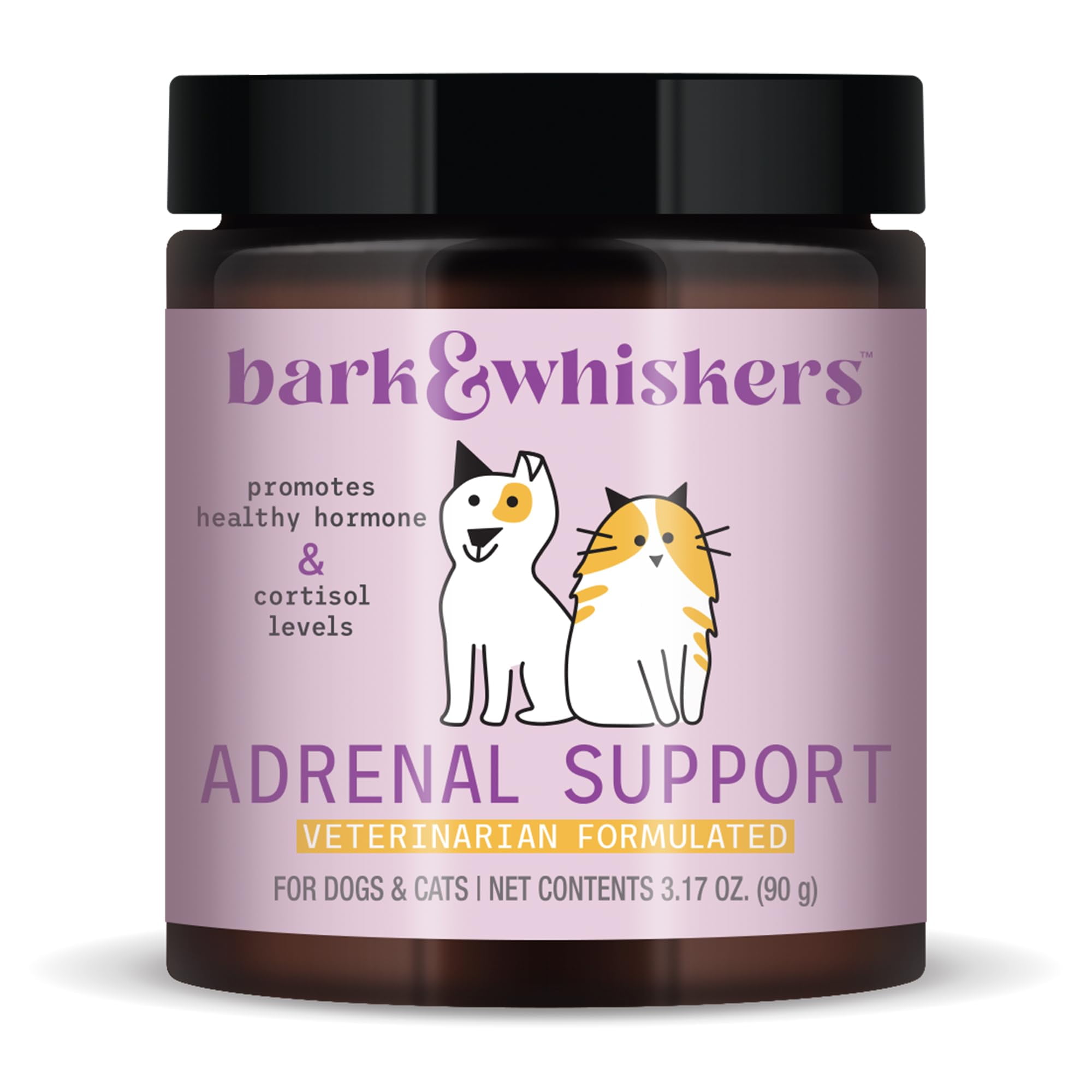 Bark & Whiskers Adrenal Support, for Dogs & Cats, 3.17 oz. (90 g), 90 ...