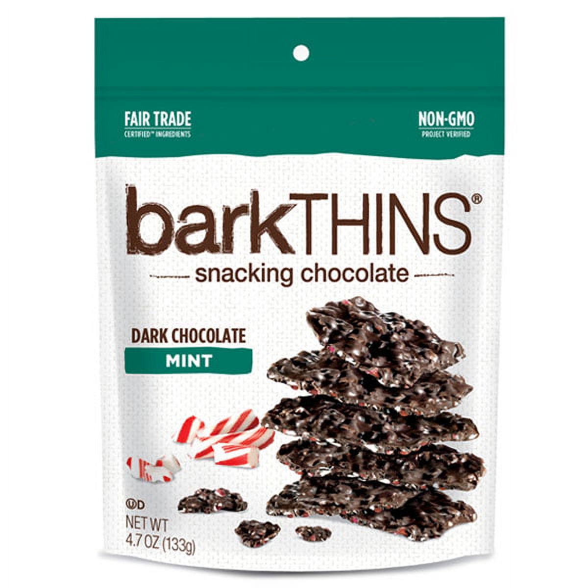 Bark thins Dark Chocolate with Mint 4.75 Oz Pack of 1 - Walmart.com