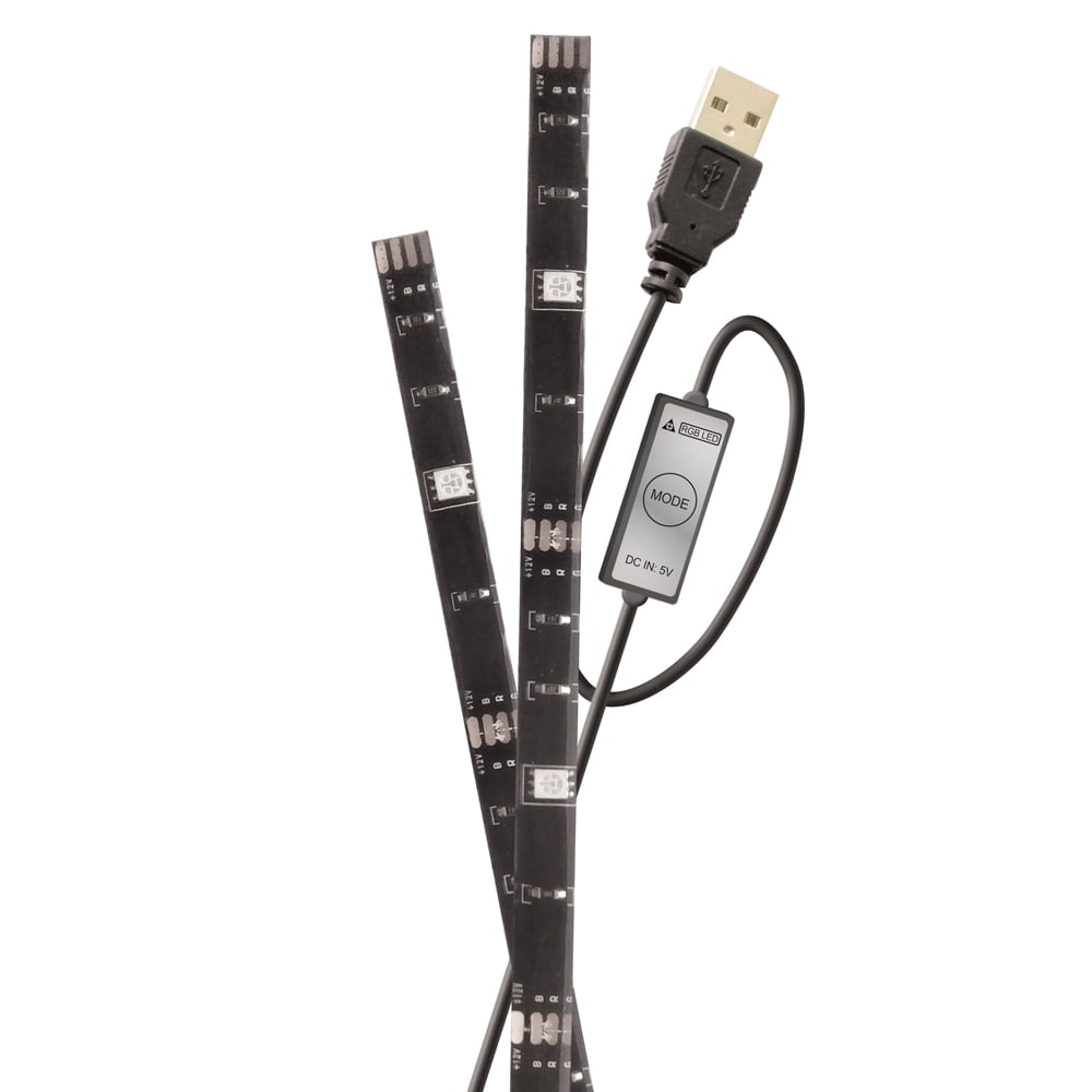 Barkan USB Mood Light for TV 2 Strips Multi-Color No Reflection on the ...