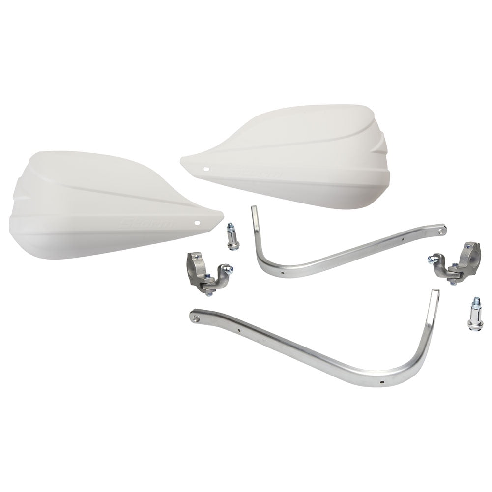 Barkbusters Universal Storm Two Point Mounted Handguard Kit White 7/8 ...