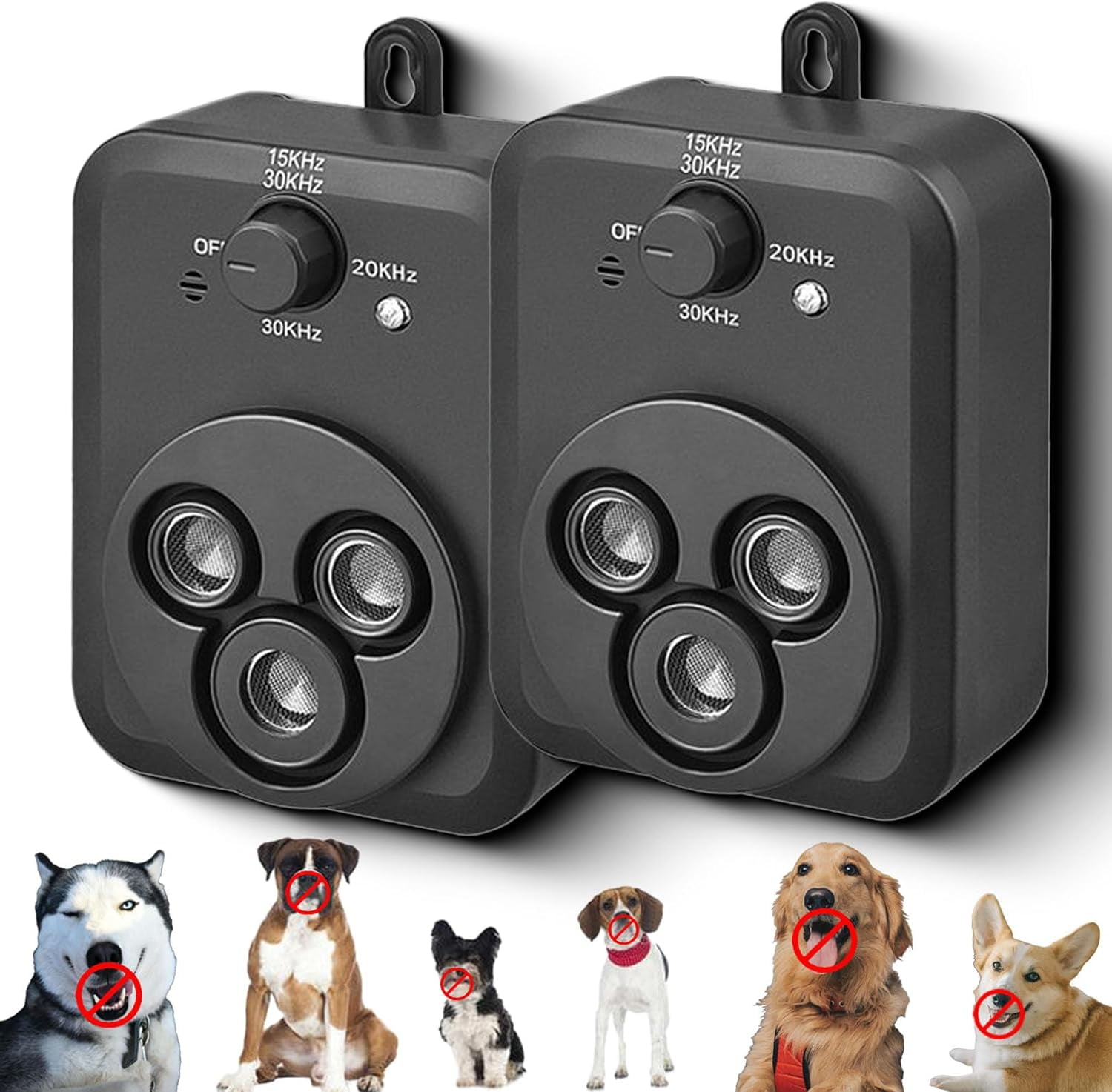 Barkbuz Anti Bark Device – Qinux Barkbuz for Dogs, with Three ...