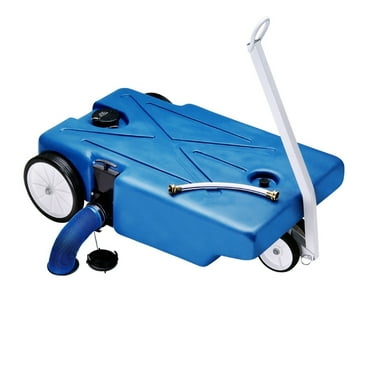 Barker 32-Gallon 4-Wheeler Tote Along RV Portable Waste Tank for ...
