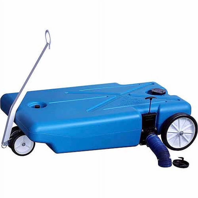 Barker 32-Gallon 4-Wheeler Tote Along RV Portable Waste Tank for ...