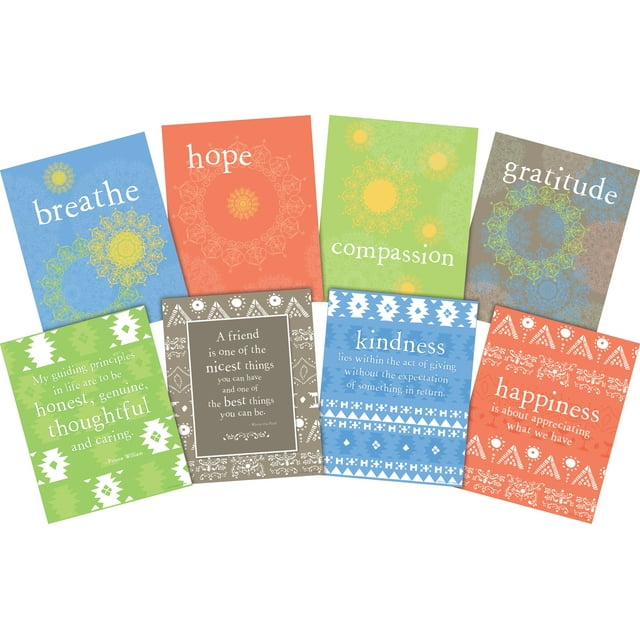 Barker Creek Be Kind Motivational Art Prints ̶ Set of 8, 8" x 10 ...