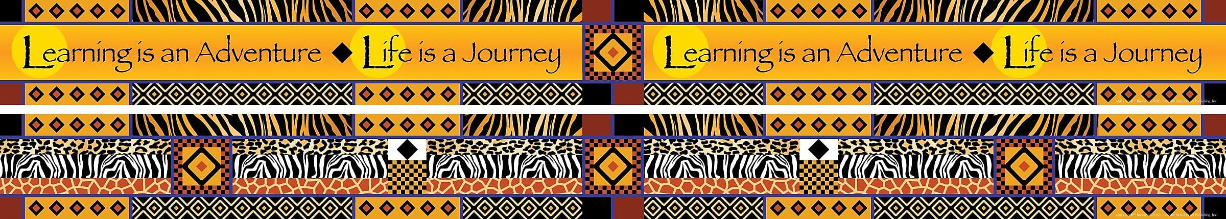 Barker Creek Double-Sided Border, Africa, for Bulletin Boards ...